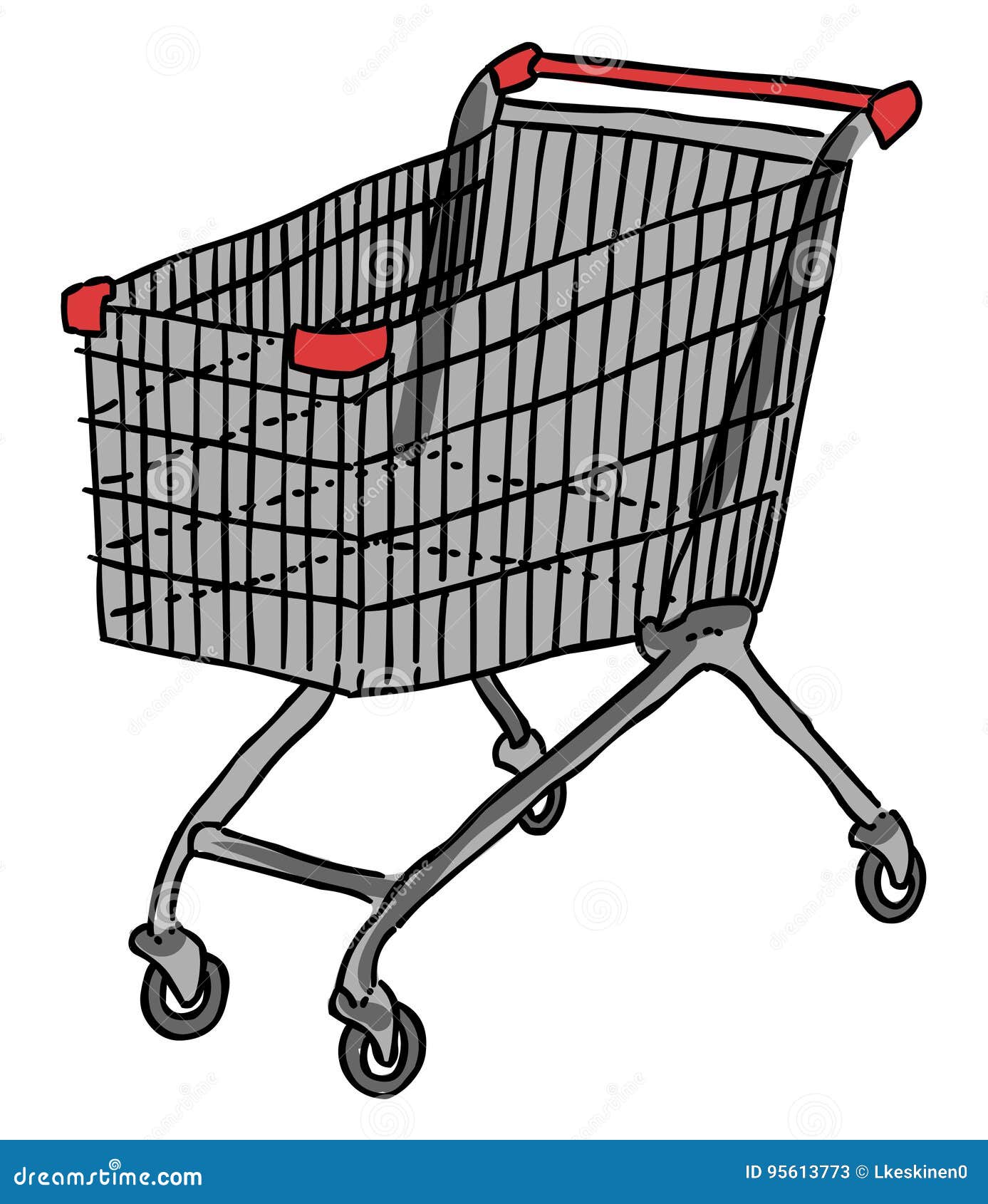 Beeldverhaalbeeld Van Karpictogram Het Winkelen Symbool Vector ...