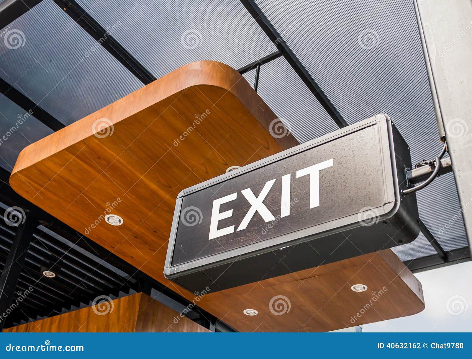 Beenden Sie Zeichen stockfoto. Bild von nachricht, zeichen - 40632162