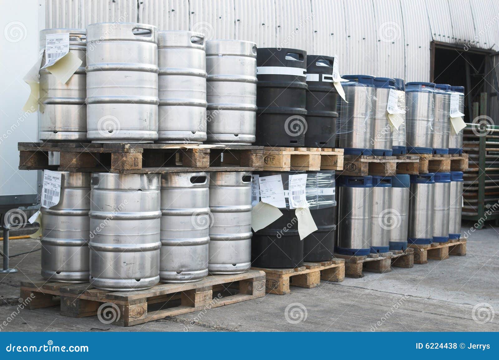 Beer stock photo. Image of store, packing, commerce, pallet - 6224438