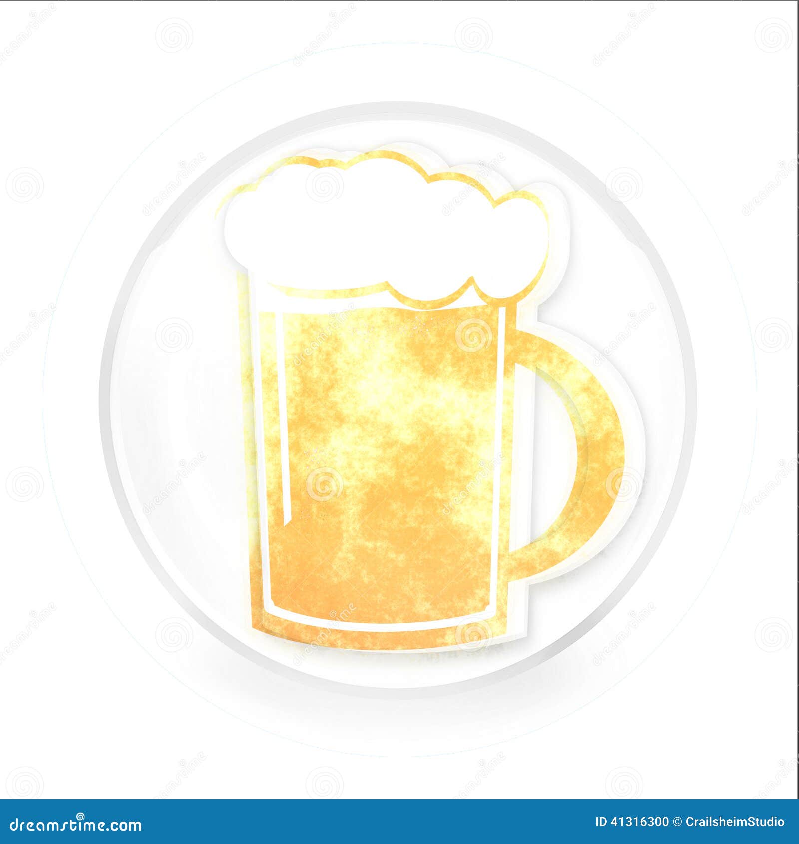 Beer stock illustration. Illustration of alcoholic, background - 41316300