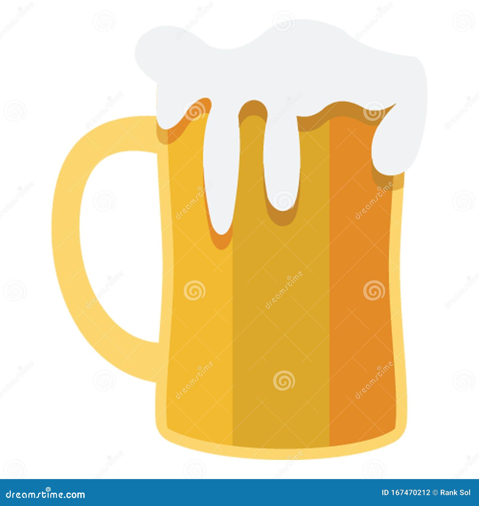 Beer, Ale Color Vector Icon Which Can Be Easily Modified or Edit Stock ...