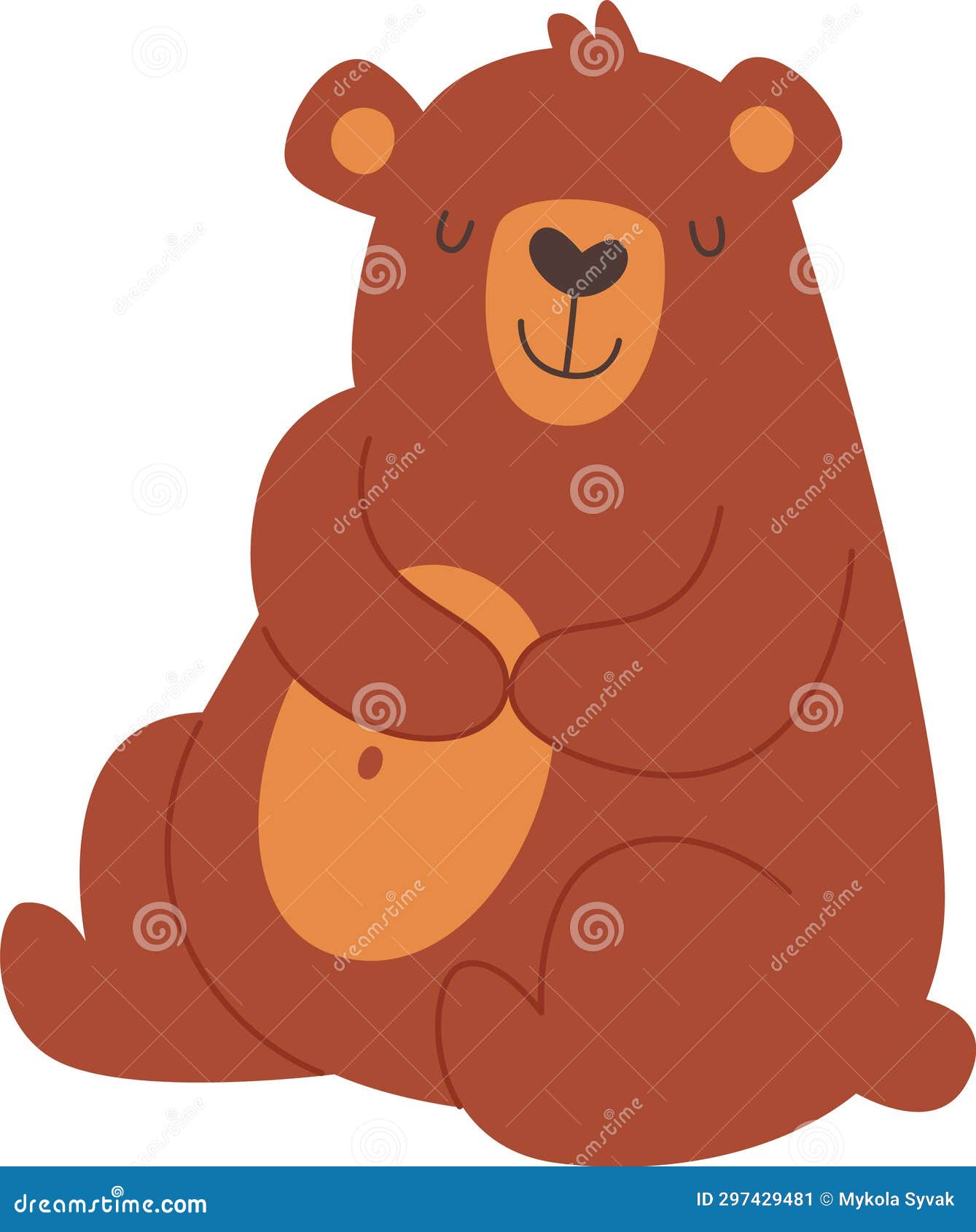 Beer Animal Sitting stock vector. Illustration of beverage - 297429481