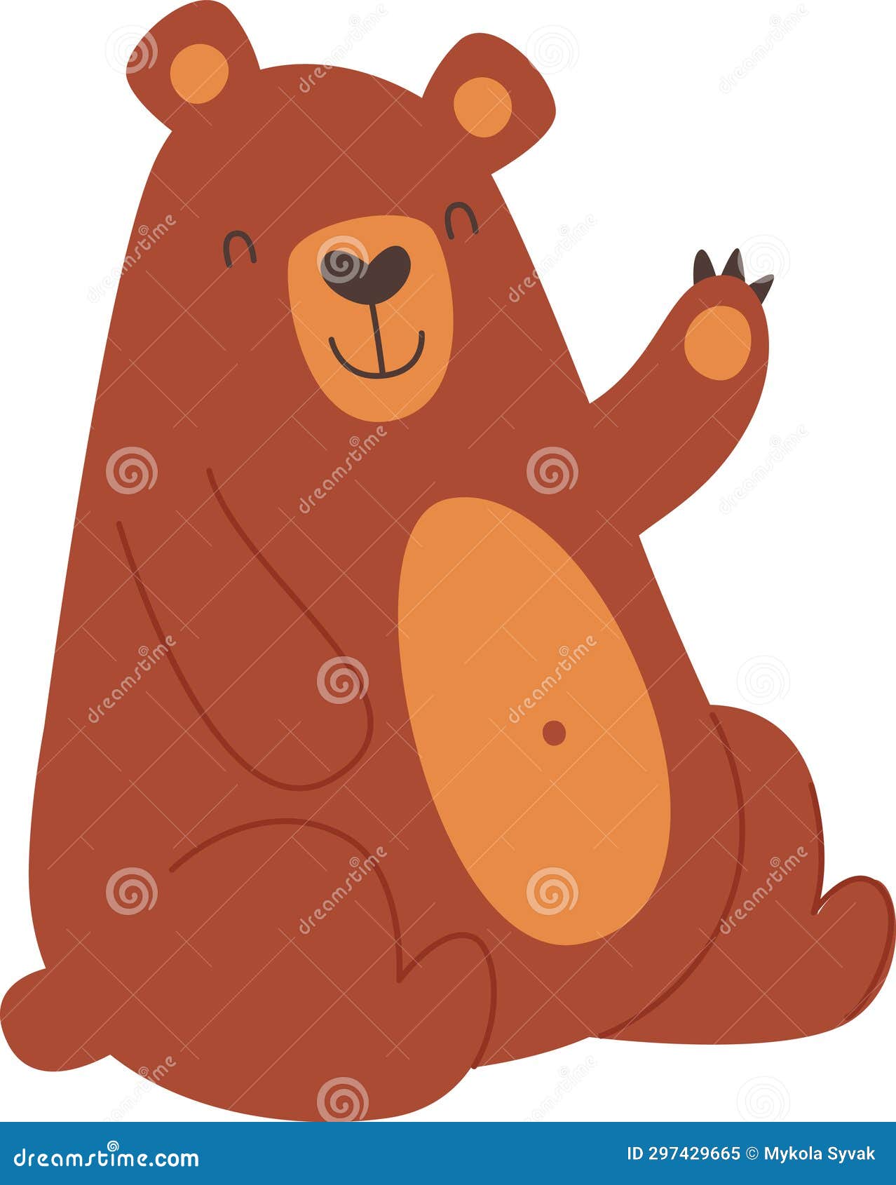Beer Animal Sitting stock vector. Illustration of beer - 297429665