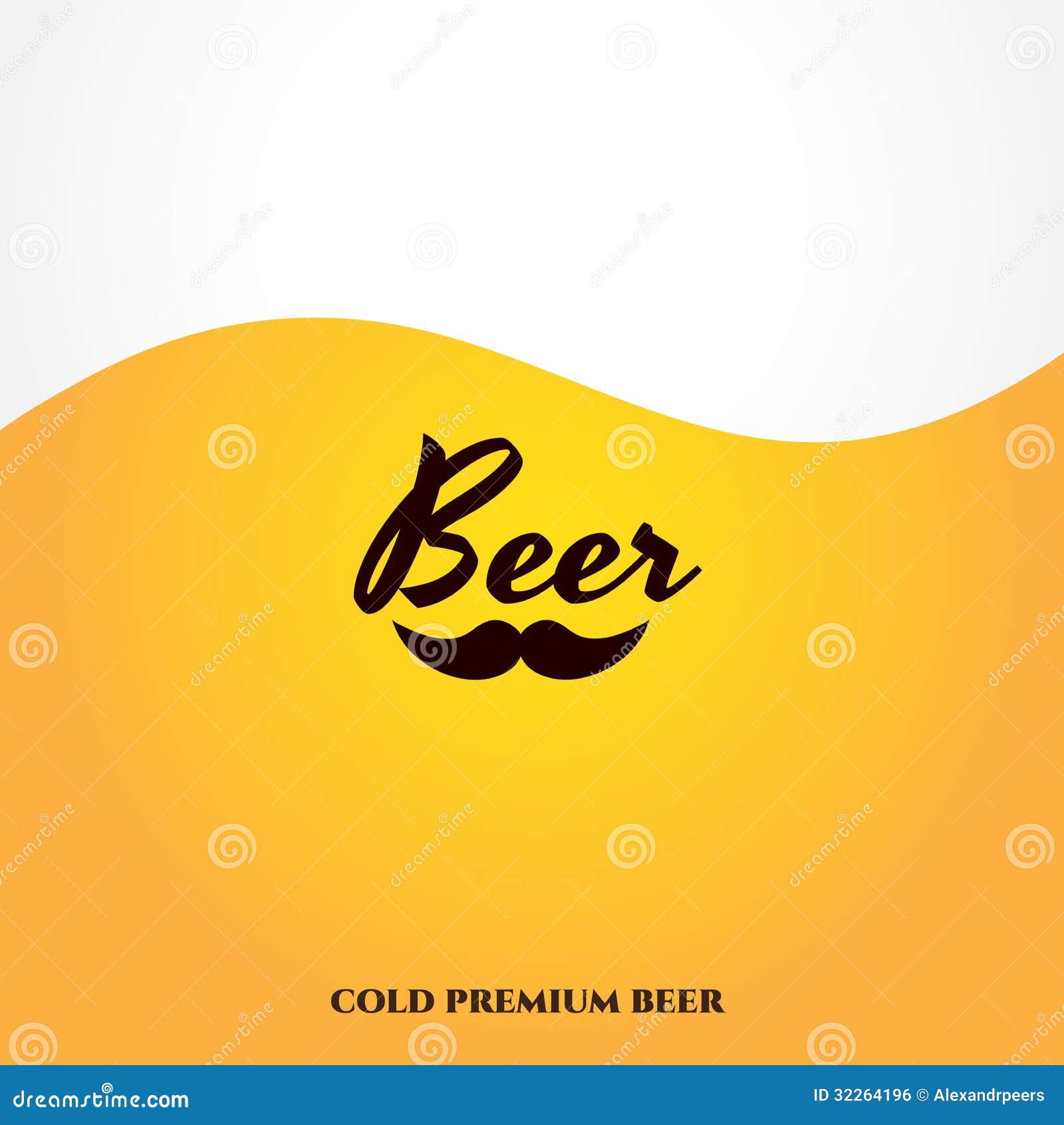 Beer Background stock vector. Illustration of advertising - 32264196