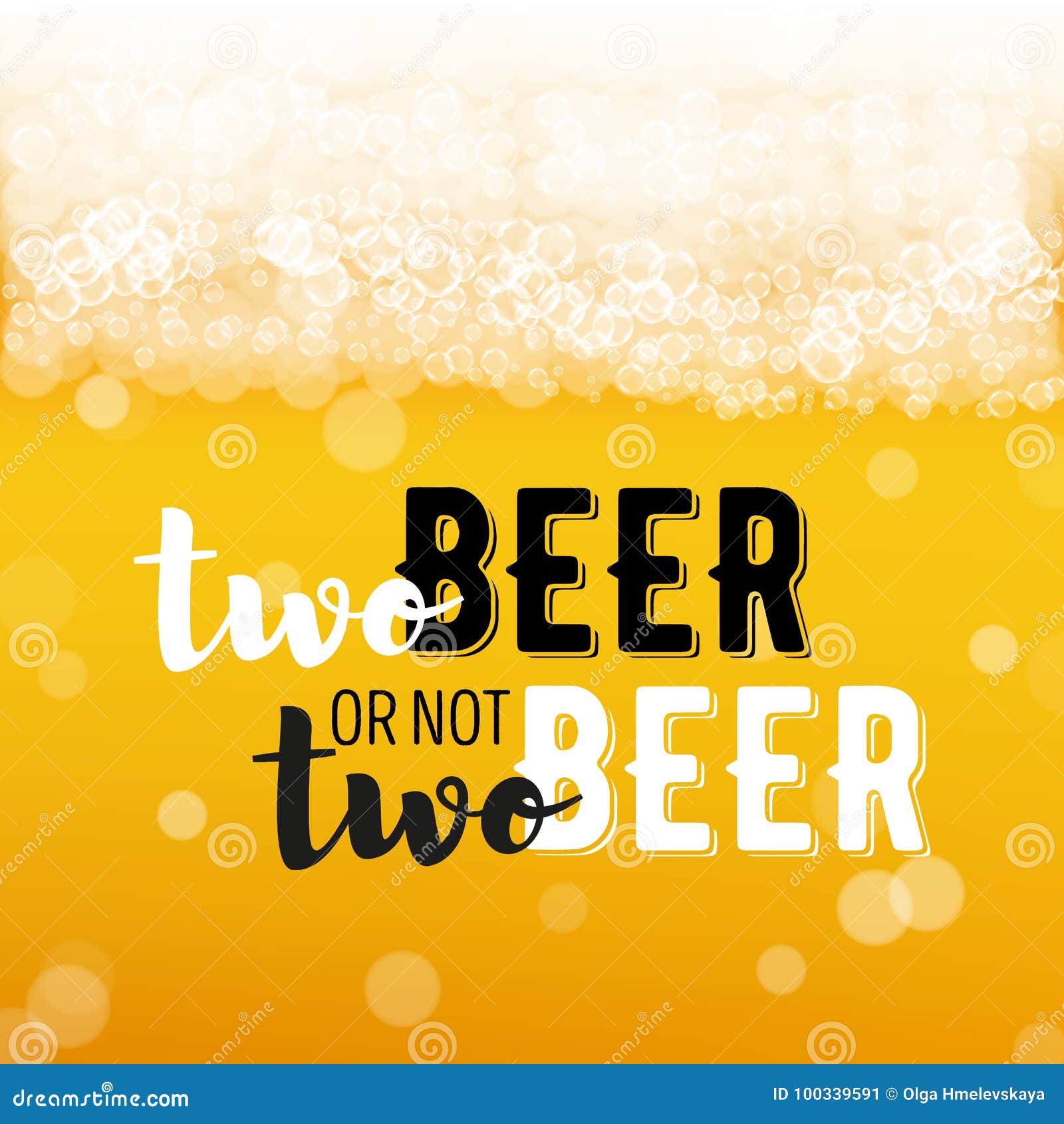 Beer background with text stock vector. Illustration of light - 100339591