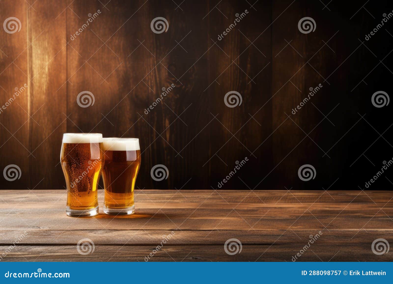 Beer Bar Themed Background Large Copy Space - Stock Picture Backdrop ...