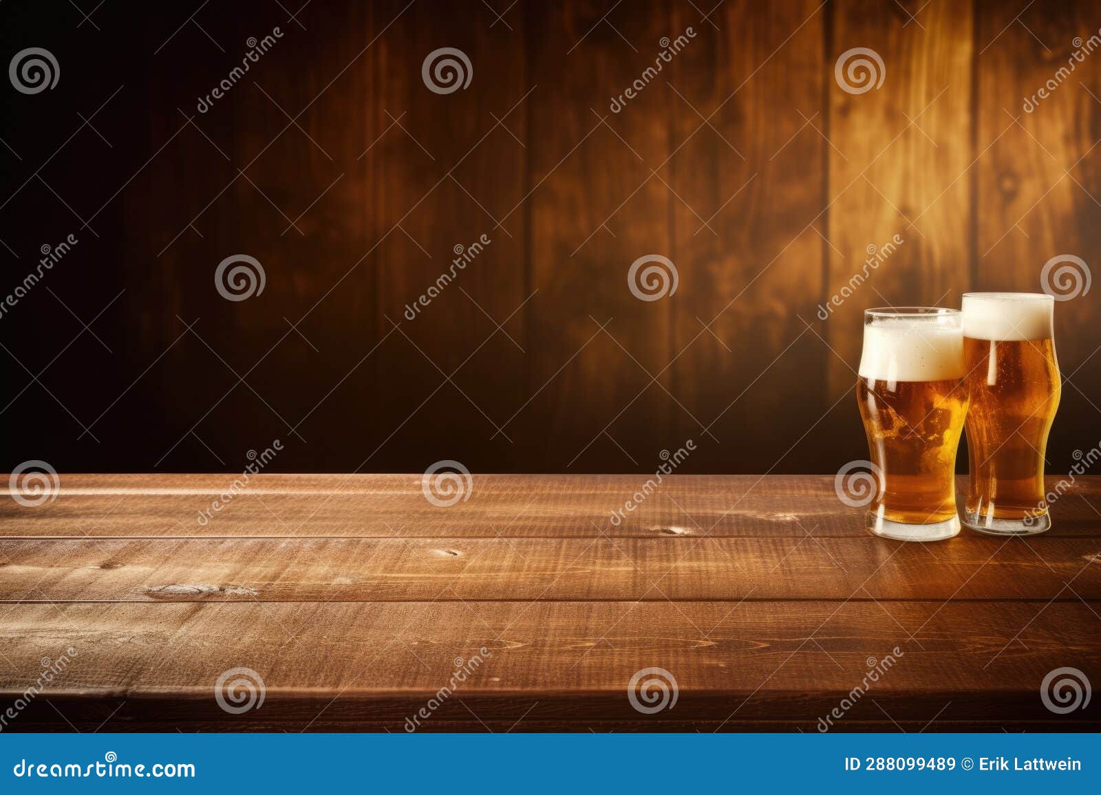 Beer Bar Themed Background Large Copy Space - Stock Picture Backdrop ...
