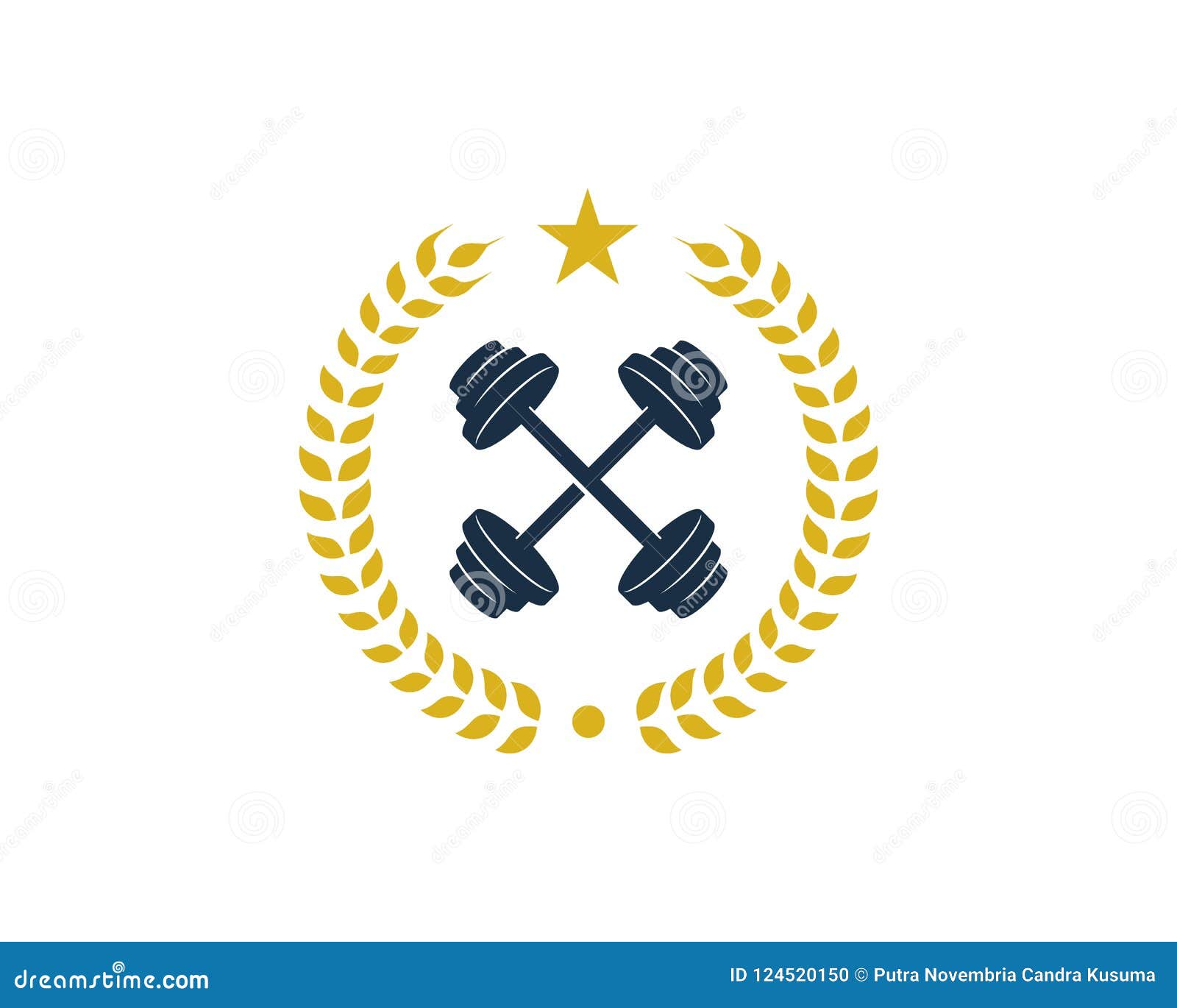 Beer Barbell Logo Icon Design Stock Vector - Illustration of kettlebell ...