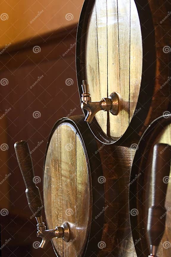 Beer Barrels stock image. Image of closeup, equipment, brew - 194735