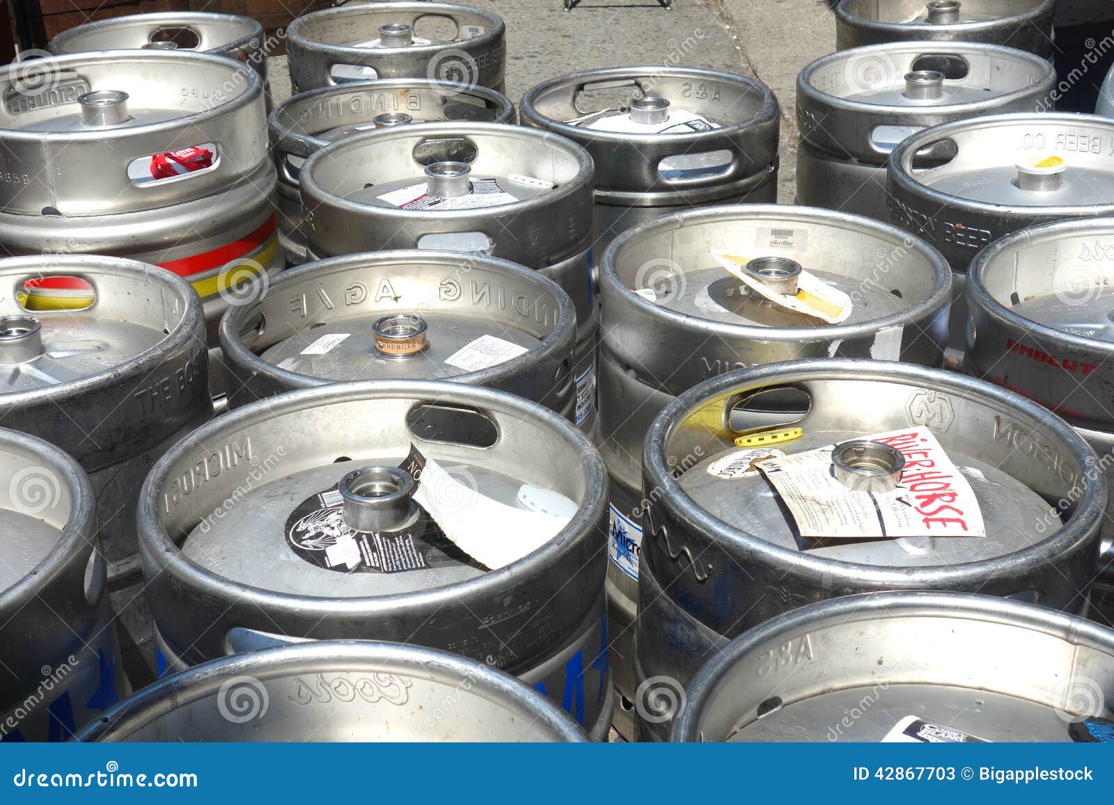 Beer Barrels editorial stock photo. Image of city, restaurant - 42867703