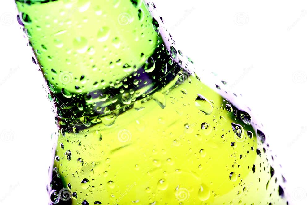 Beer Bottle Abstract Isolated Stock Image - Image of bottle, white: 4849269