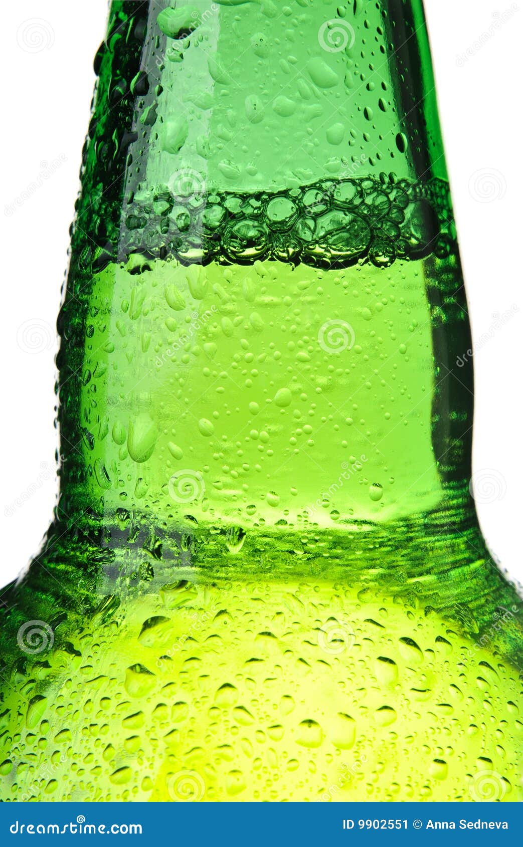 Beer Bottle Abstract Isolated Stock Image - Image of liquid, green: 9902551