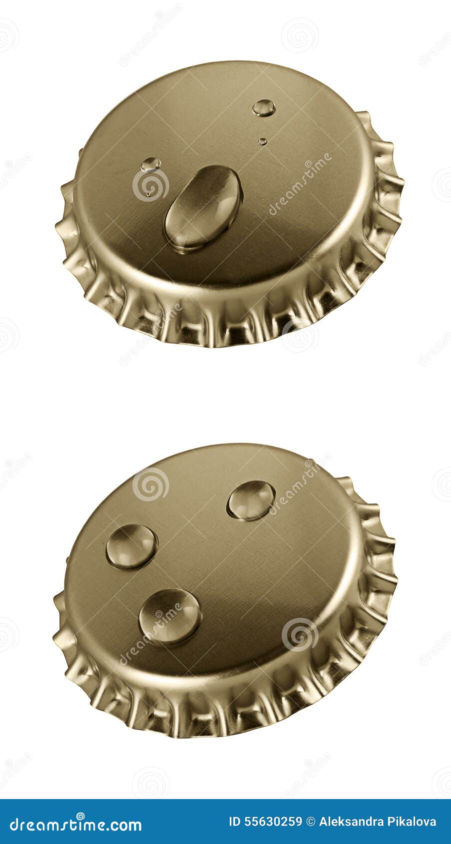 Beer bottle cap stock image. Image of droplets, lager - 55630259