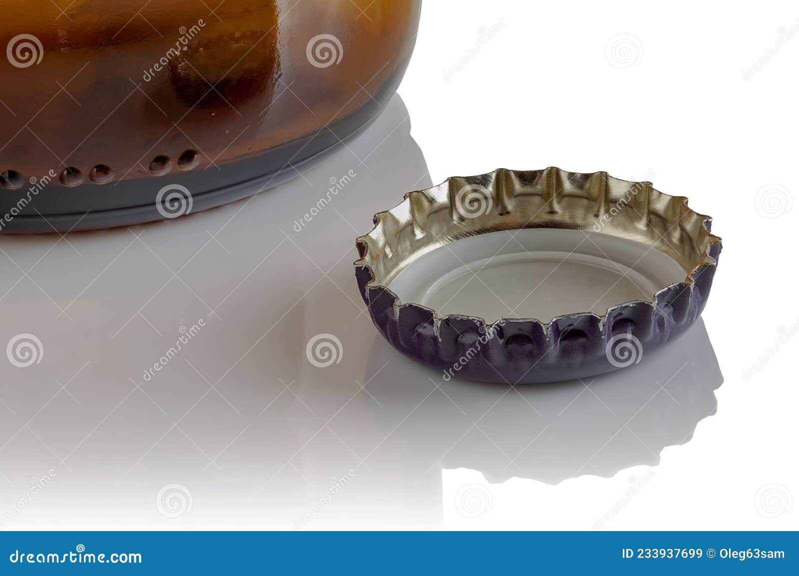 Beer bottle cap stock image. Image of packaging, macro - 233937699
