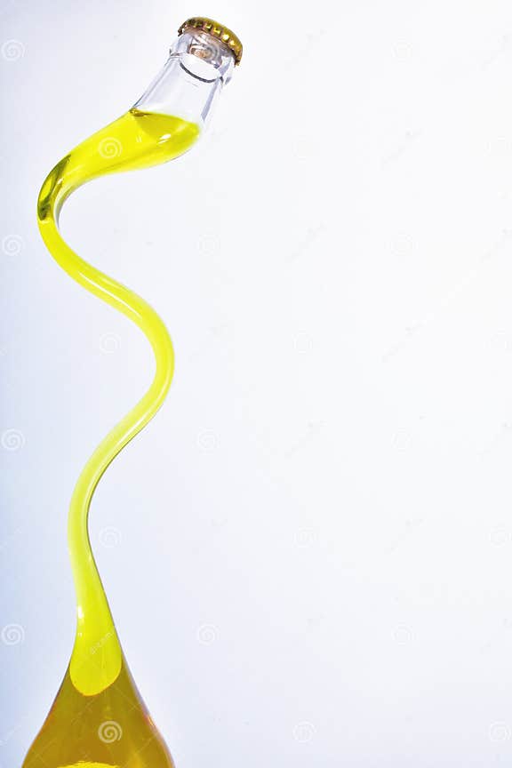 Beer Bottle with Distorted Neck Stock Photo - Image of neck, botella ...