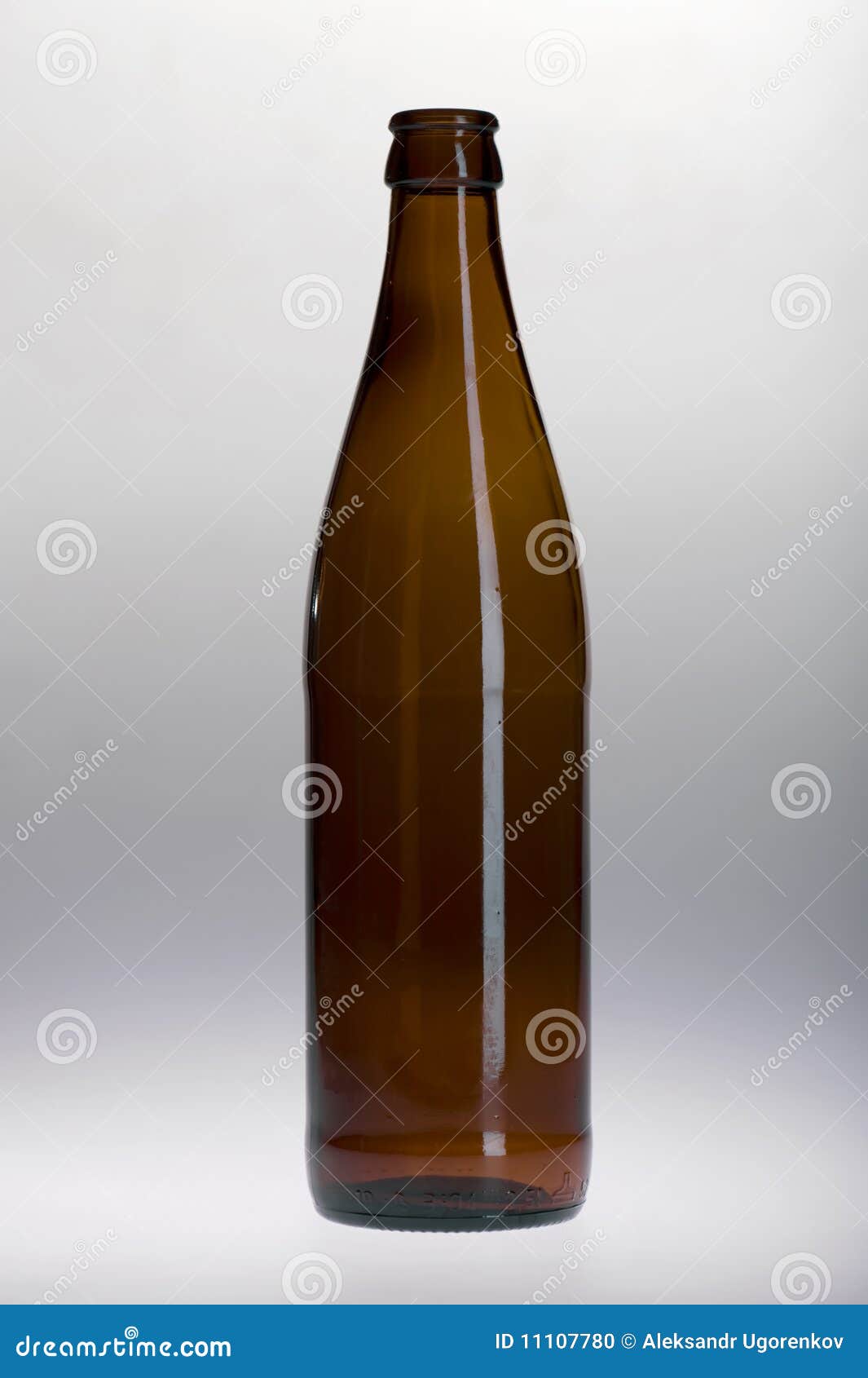 Beer bottle on grey stock photo. Image of grey, bottled - 11107780