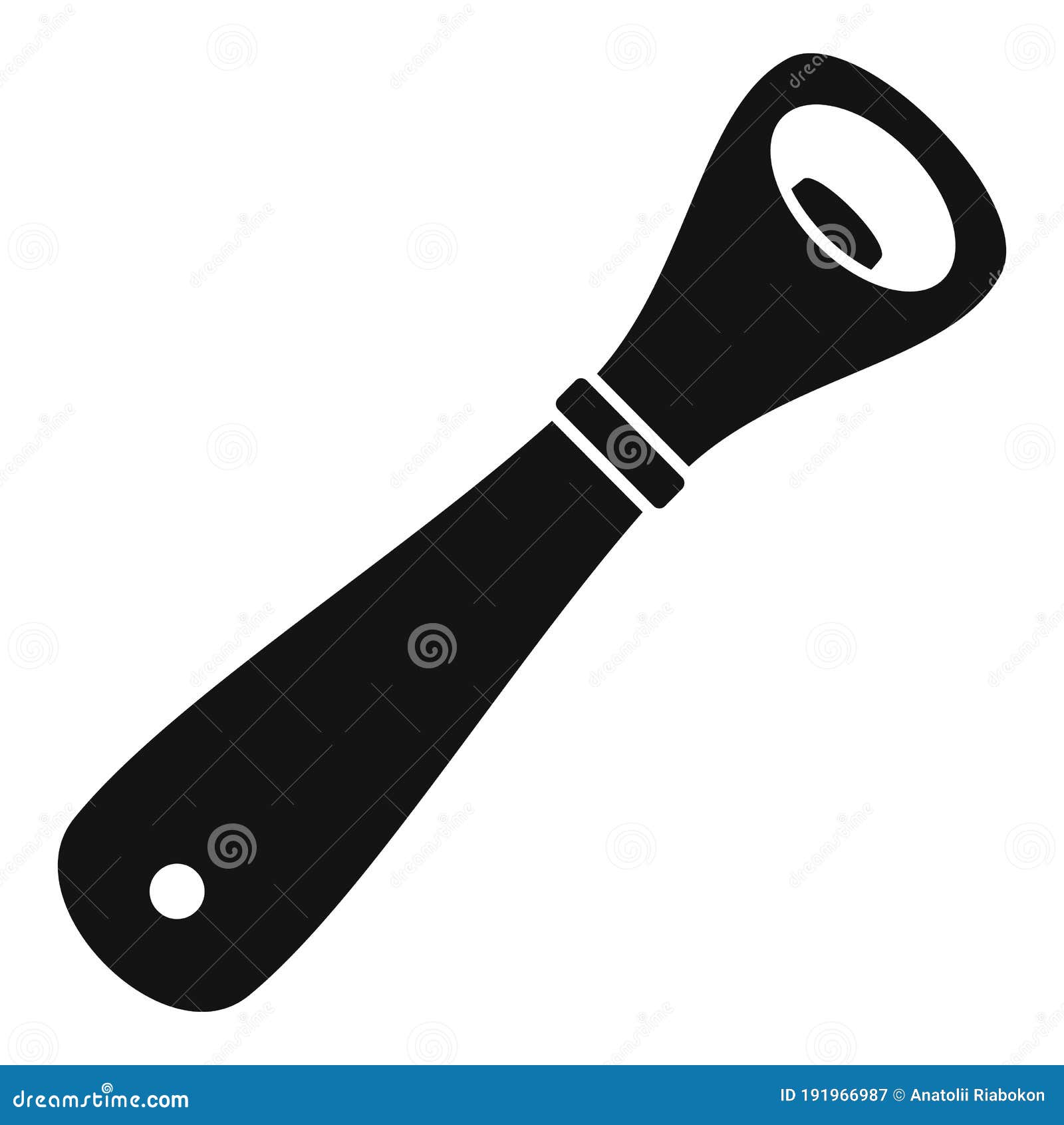 Beer Bottle-opener Icon, Simple Style Stock Vector - Illustration of ...
