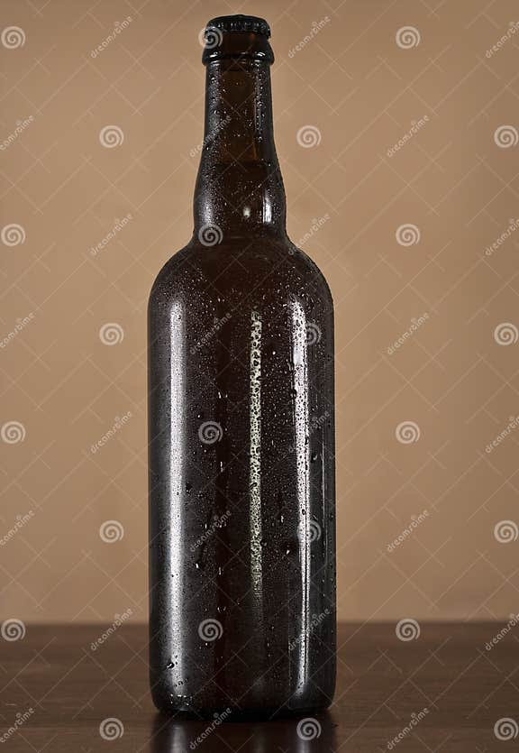Beer bottle - Sweating. stock image. Image of drinking - 36475815