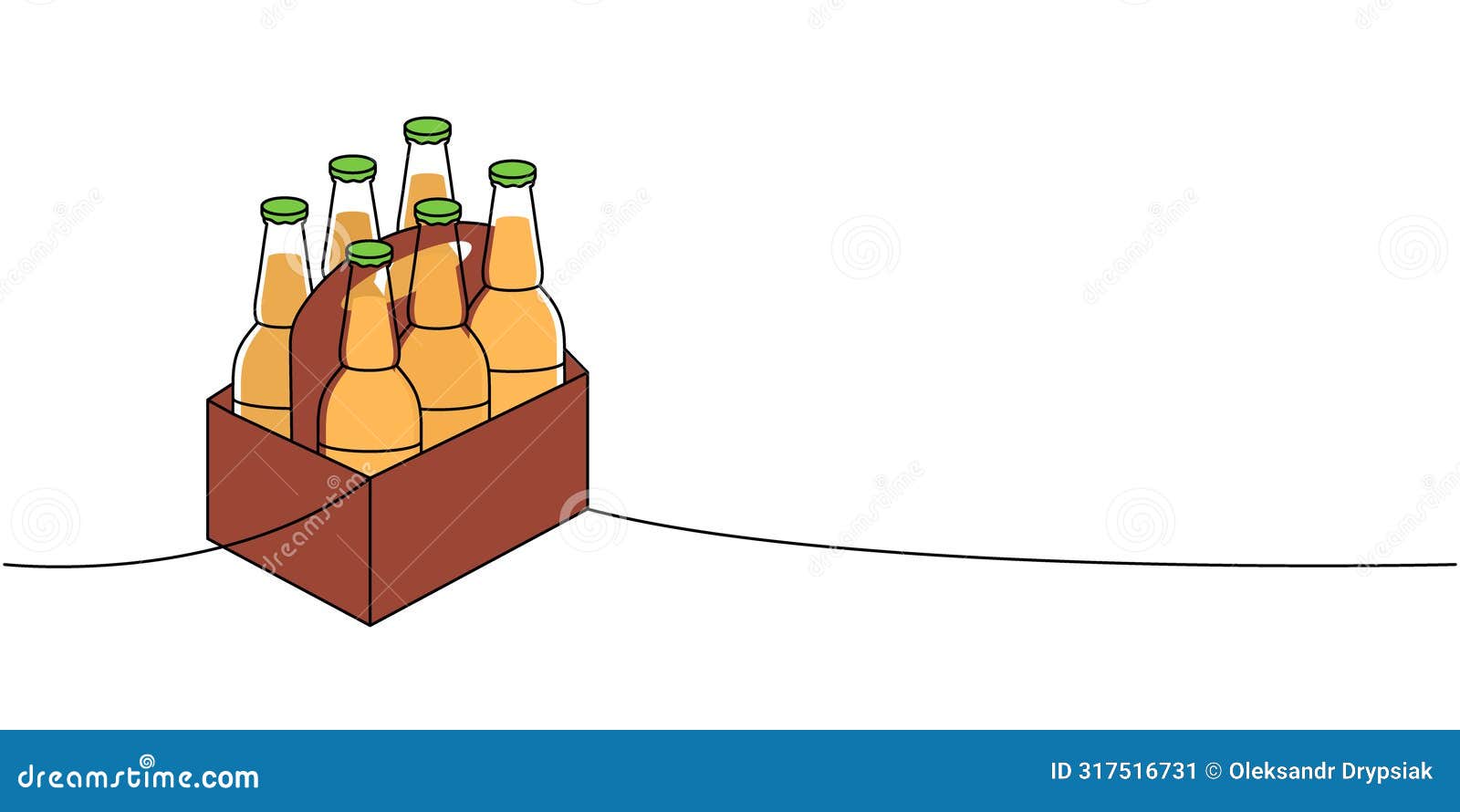 Beer Bottles Set One Line Colored Continuous Drawing. Beer Pub Products ... Beer Bottles Set One Line Colored Continuous Drawing. Beer Pub Products ...