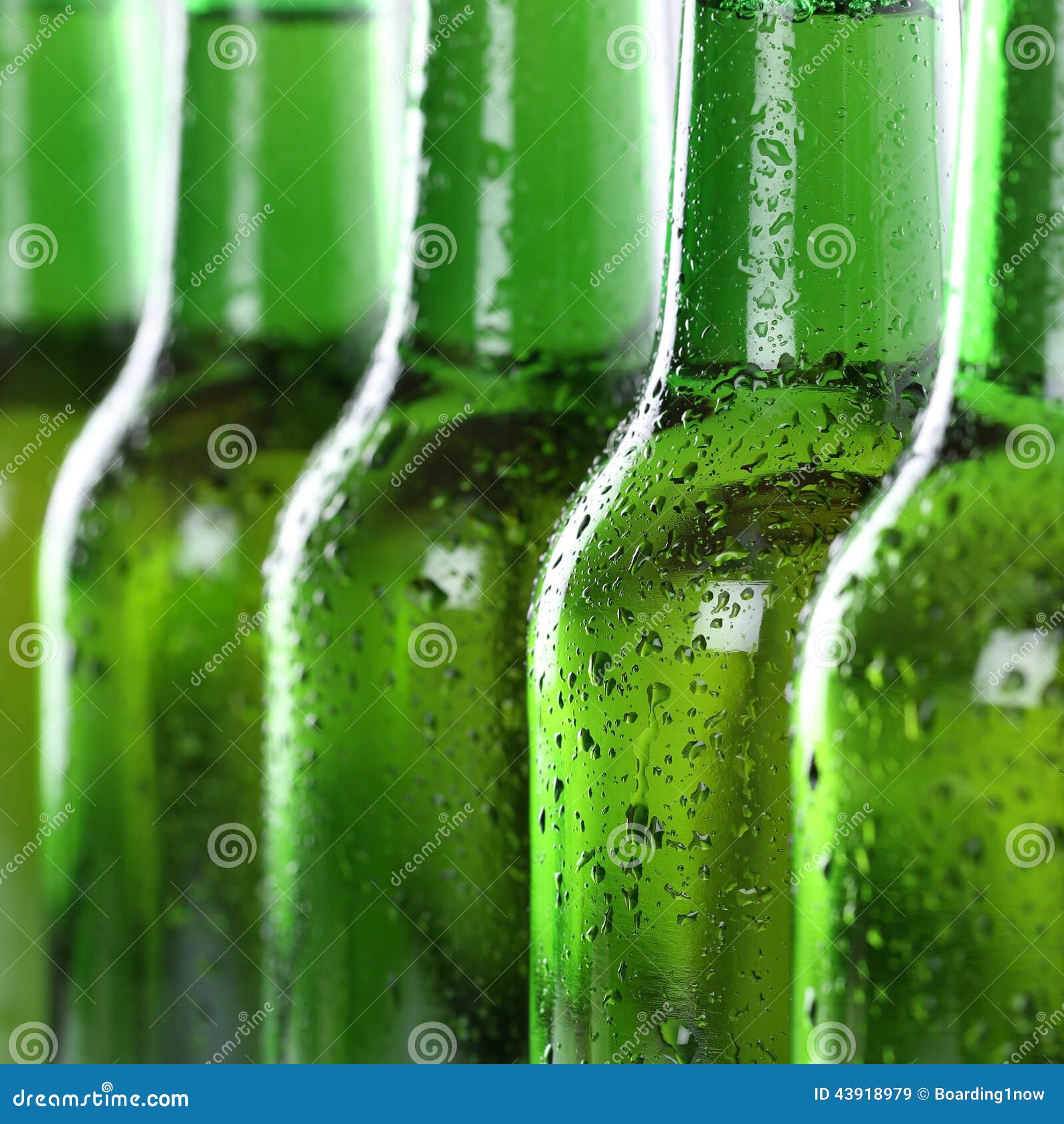 Beer in Bottles with Water Drops Stock Image - Image of bottle, drinks ...