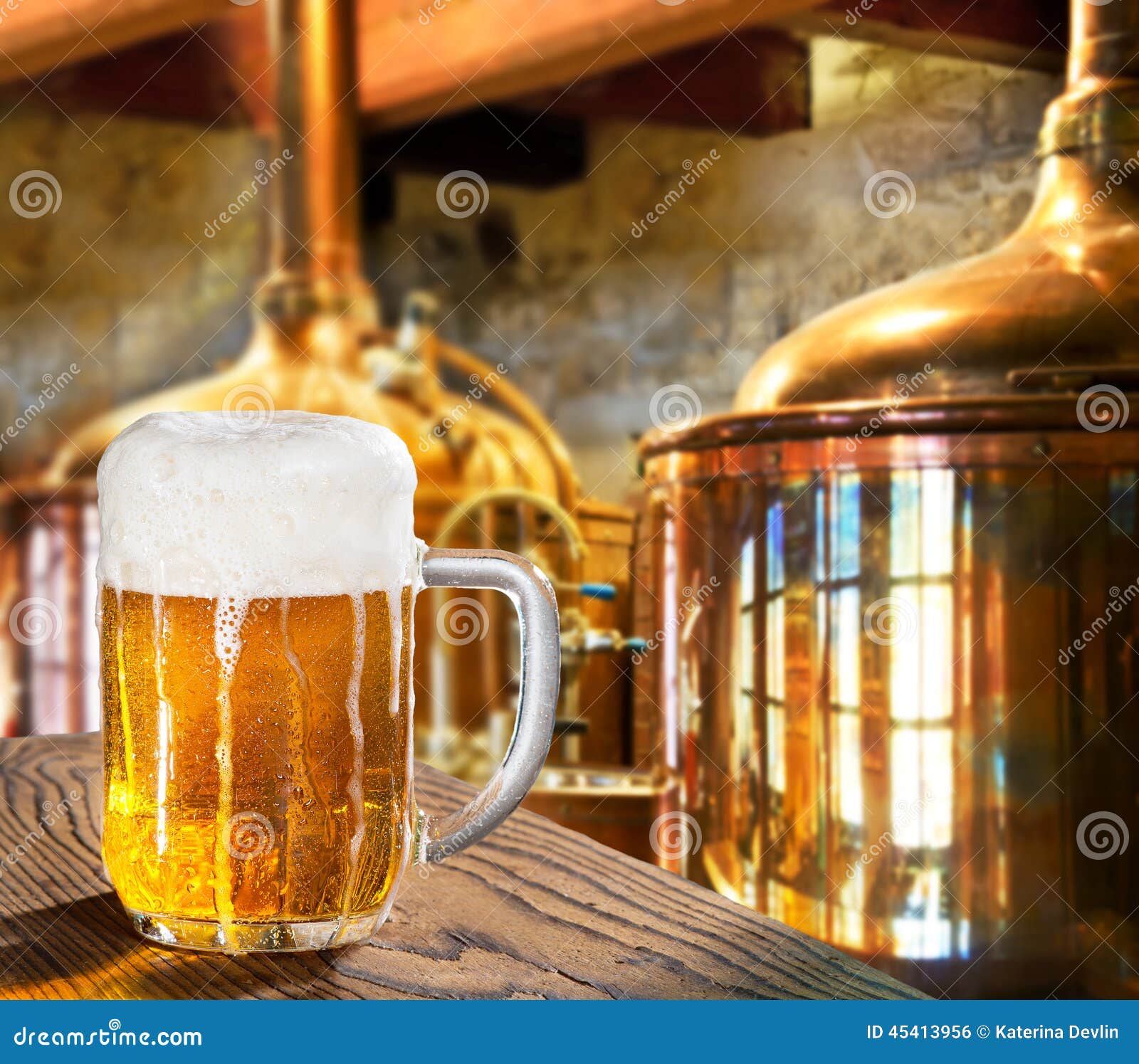 Beer in the Brewery stock photo. Image of water, brewing - 45413956