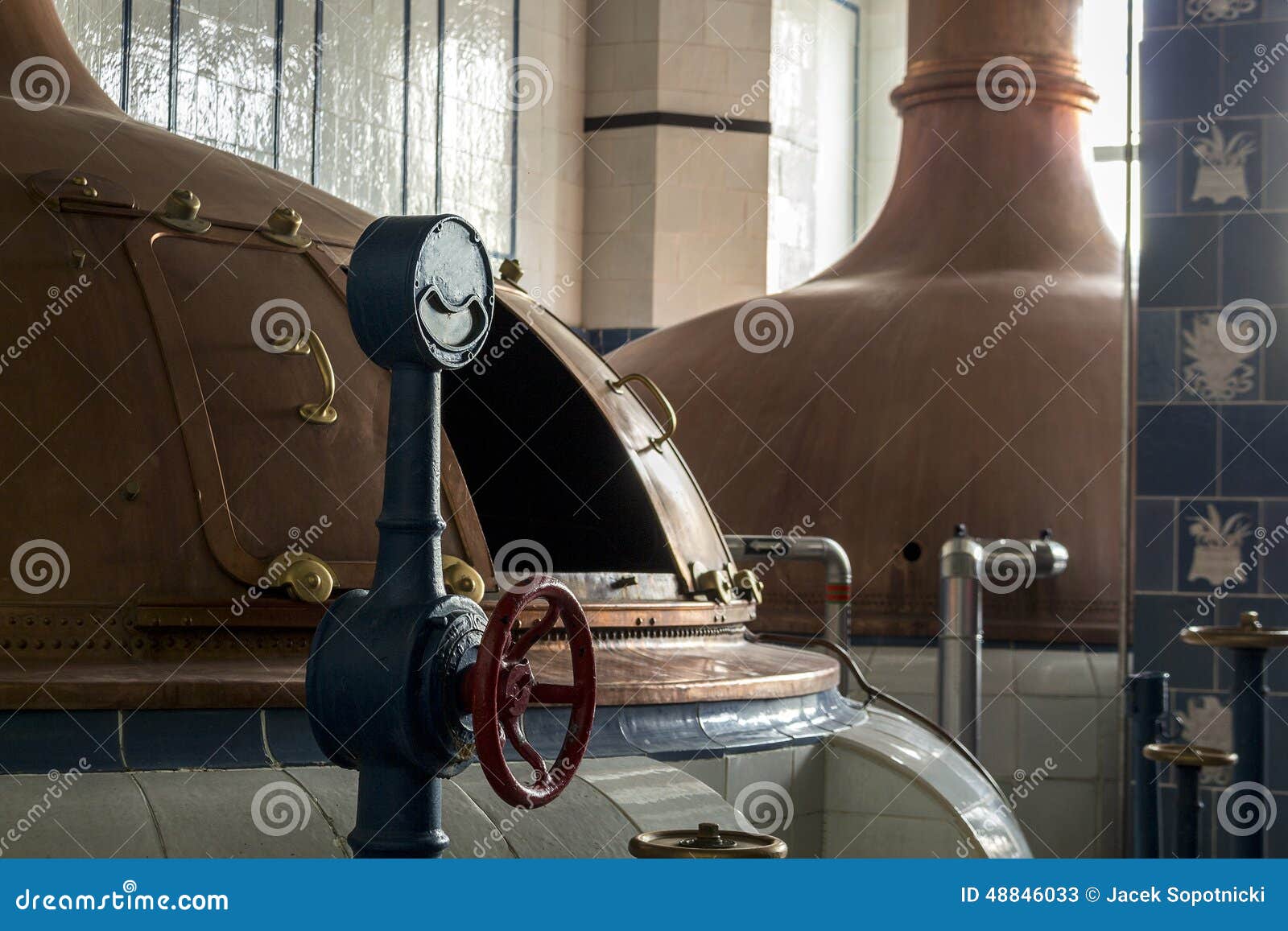Beer Brewery. Traditional Way of Making a Beer. Stock Image - Image of ...