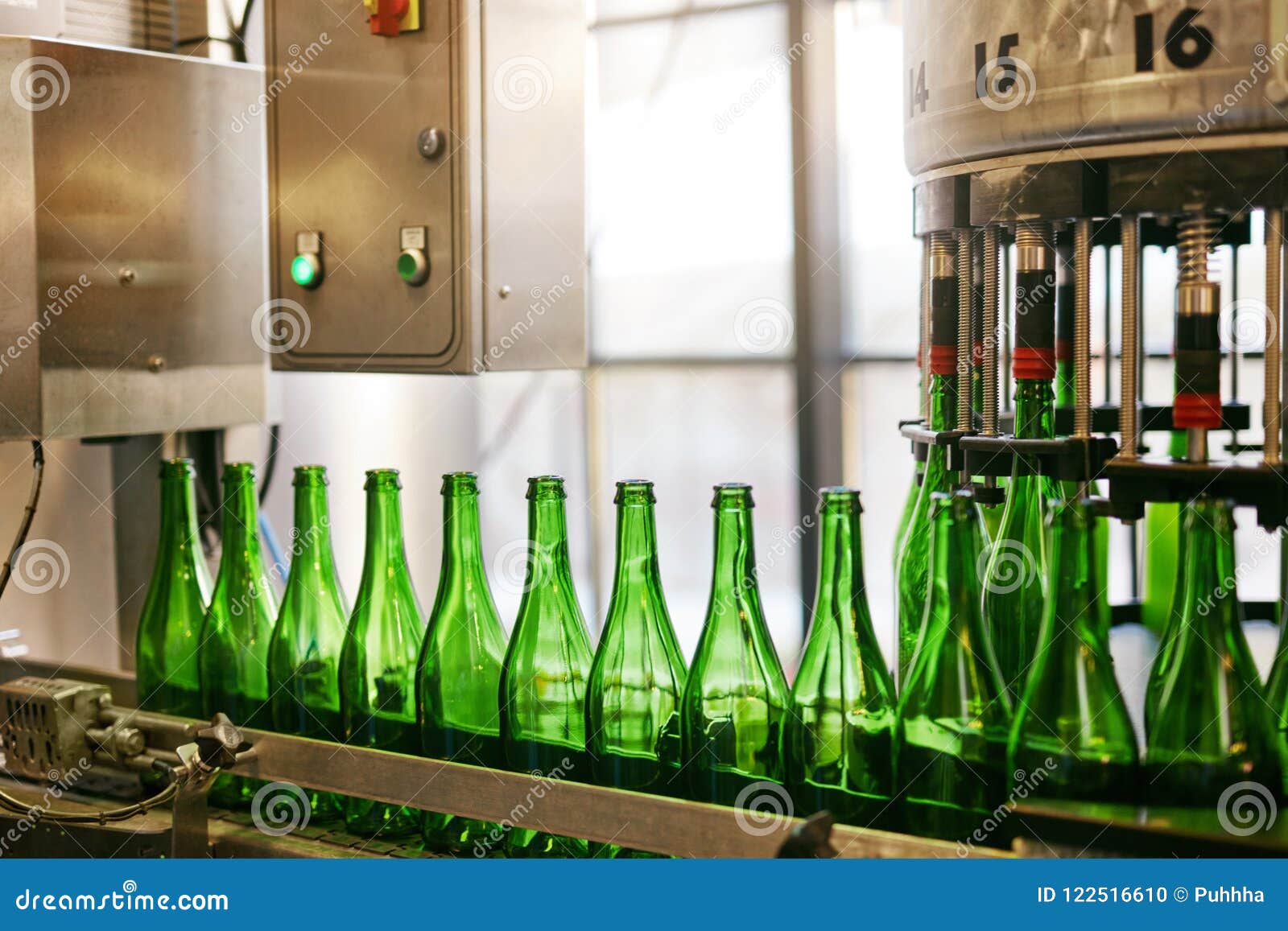 Brewing Process. Fermentation And Filtration Of Beer Inside The Vat ...