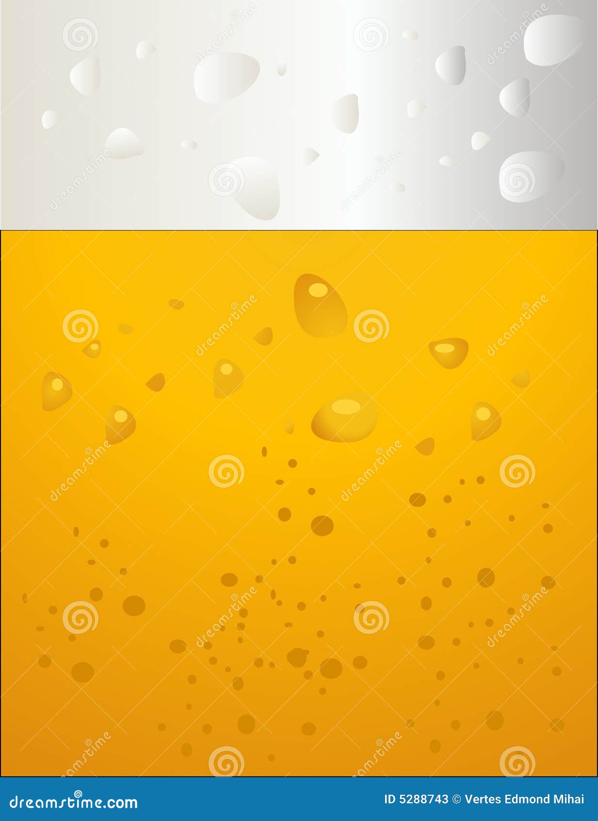 Beer bubbles vector stock vector. Illustration of lager - 5288743
