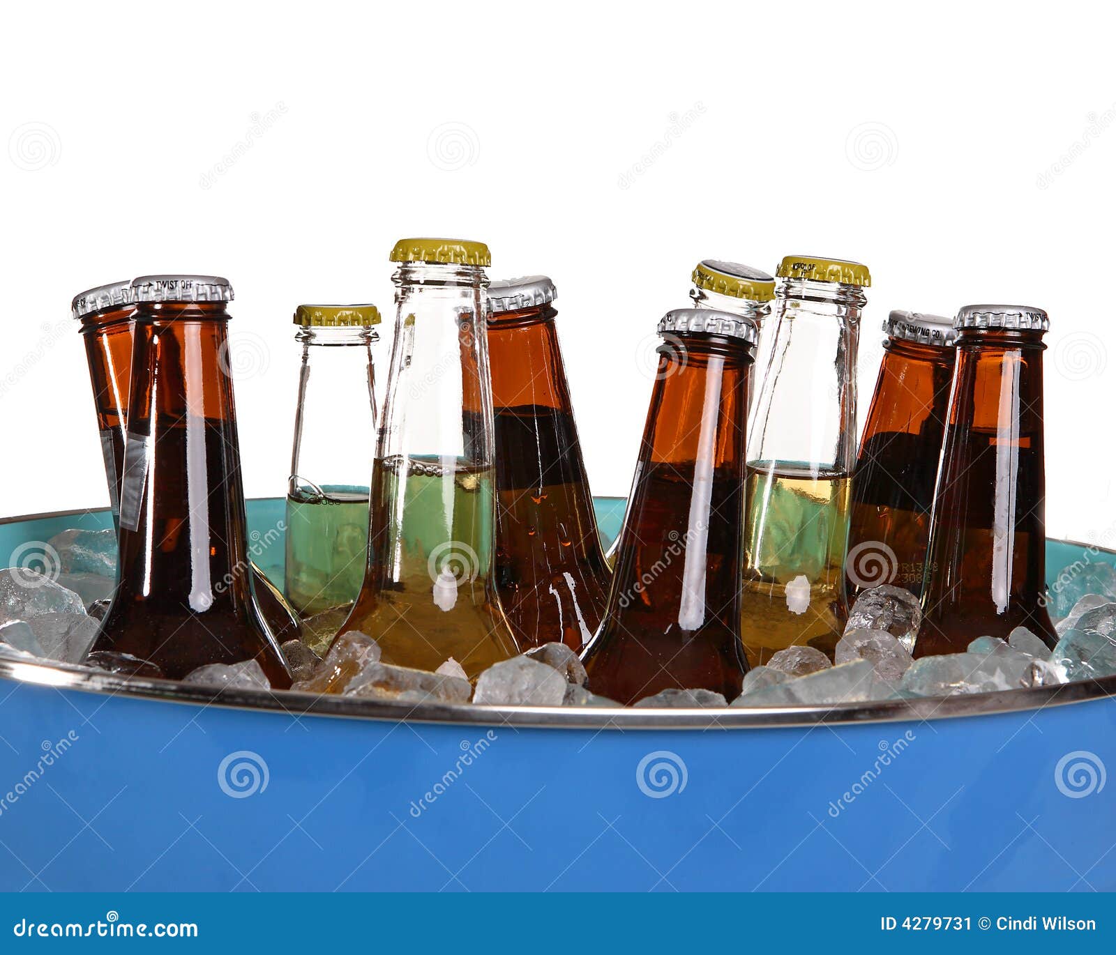 Beer in a bucket stock image. Image of alcohol, beer, drunk - 4279731