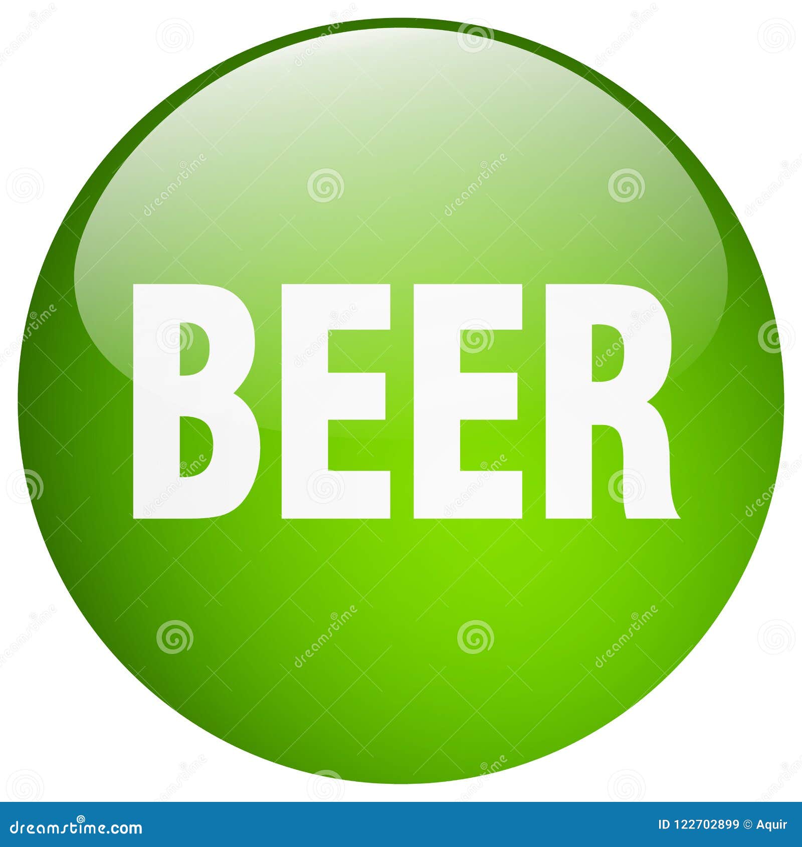 Beer button stock vector. Illustration of graphic, push - 122702899