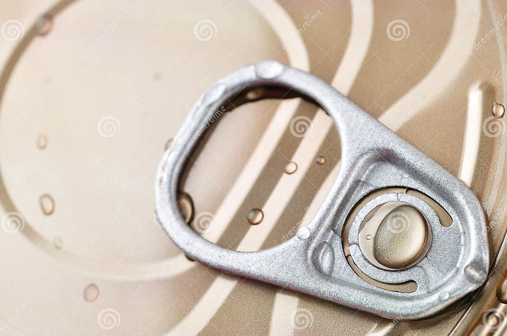 Beer can stock image. Image of drink, lock, closeup, container - 27694383