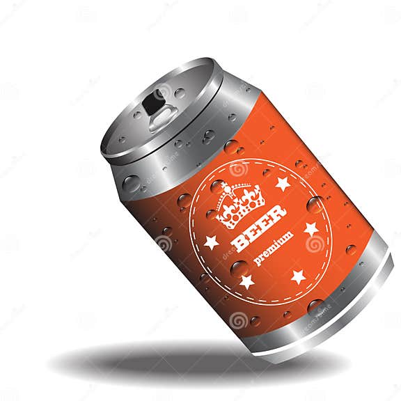Beer can design stock vector. Illustration of aluminium - 56797231