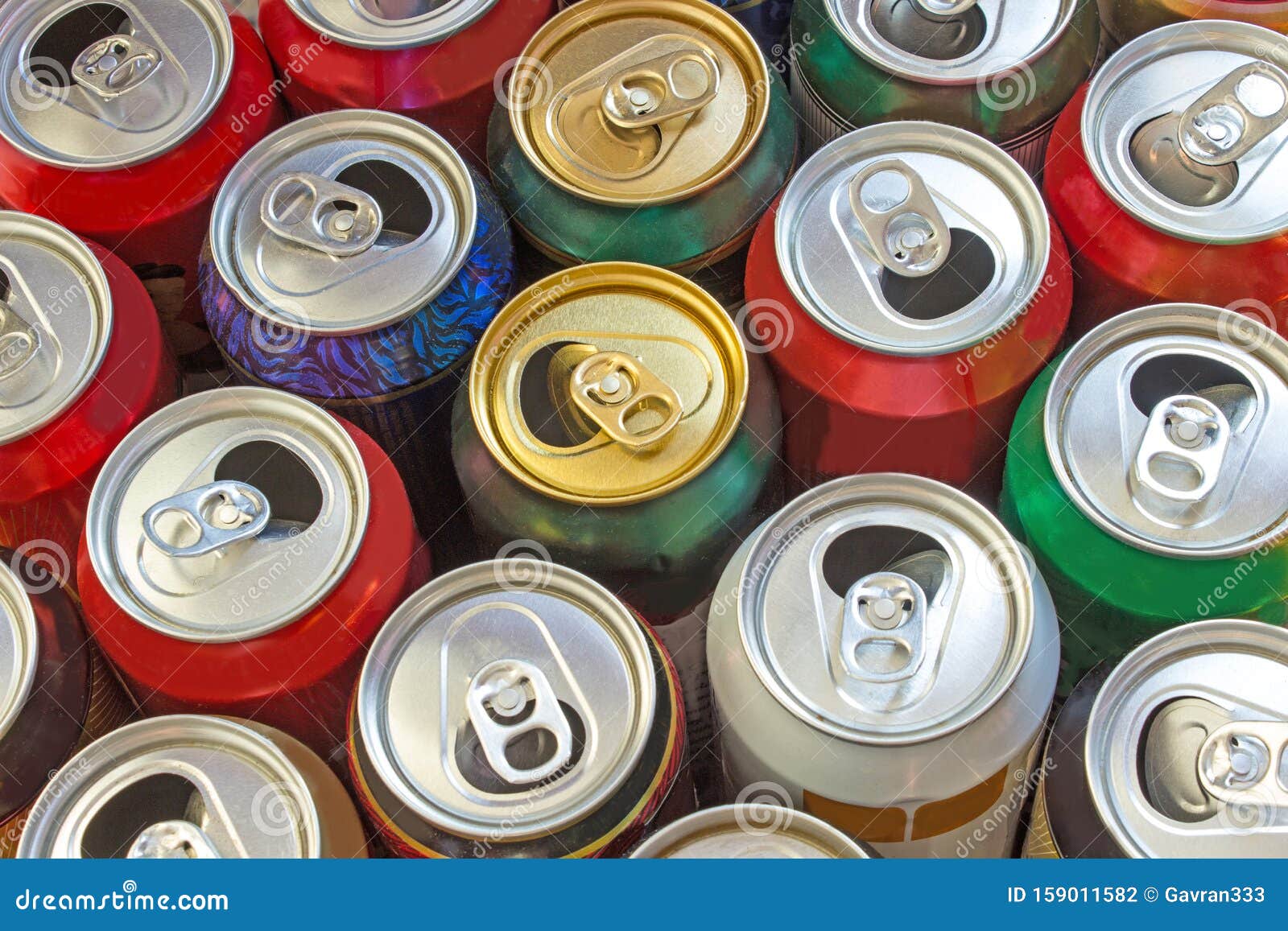 Beer cans as background stock photo. Image of shiny - 159011582