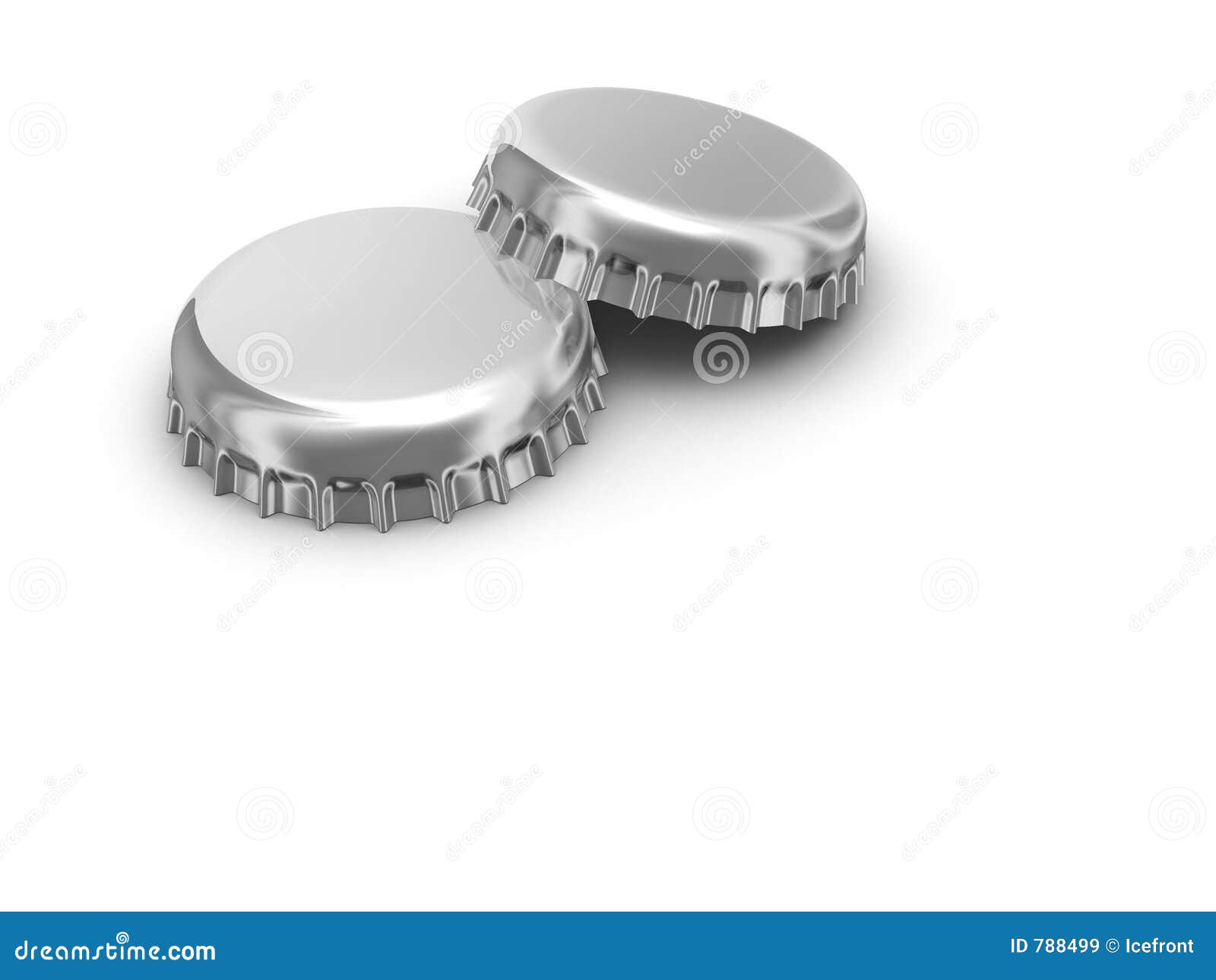 Beer caps stock illustration. Illustration of glossy, beer - 788499
