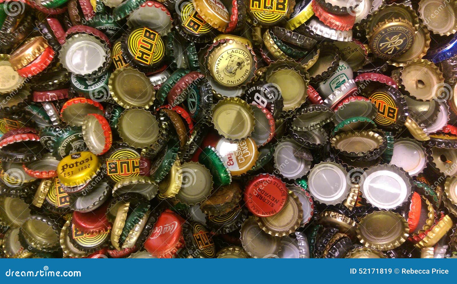 Beer caps editorial stock image. Image of collection - 52171819