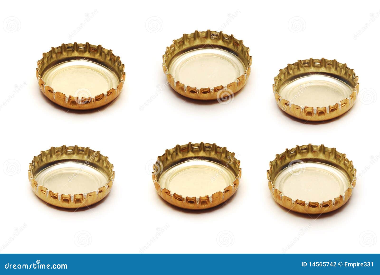 Beer caps isolated stock photo. Image of beer, cover - 14565742