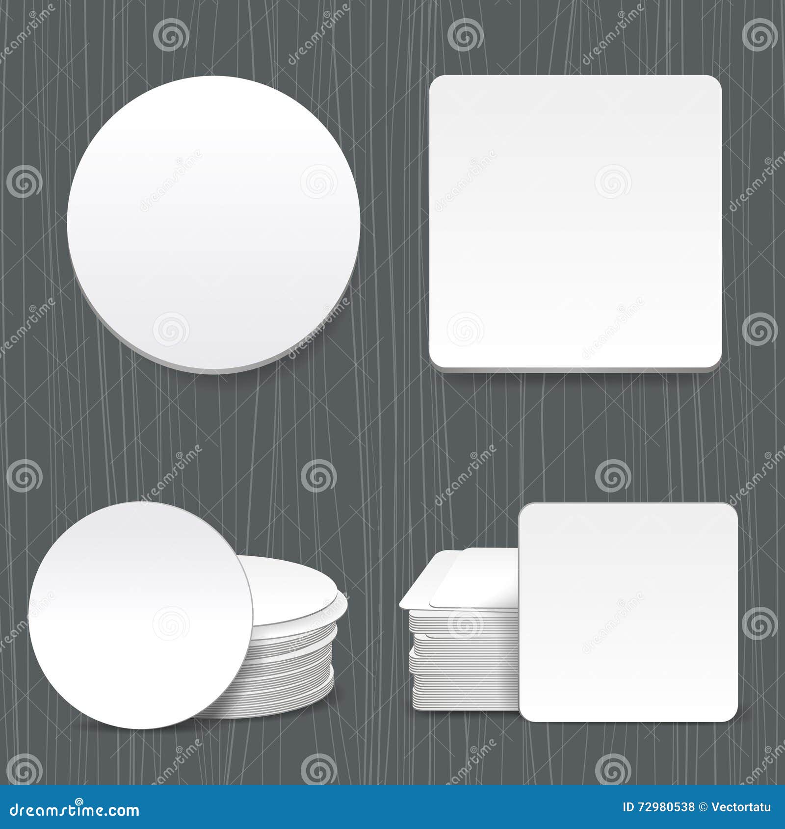 Beer coasters vector stock vector. Illustration of round - 72980538
