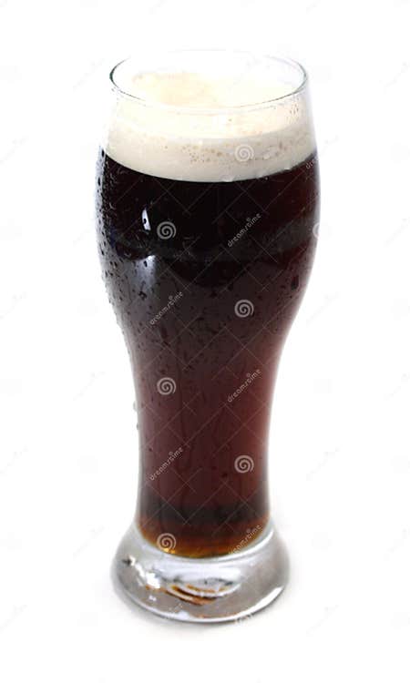 Beer, cold stout dark ale stock image. Image of brew, lager - 588531