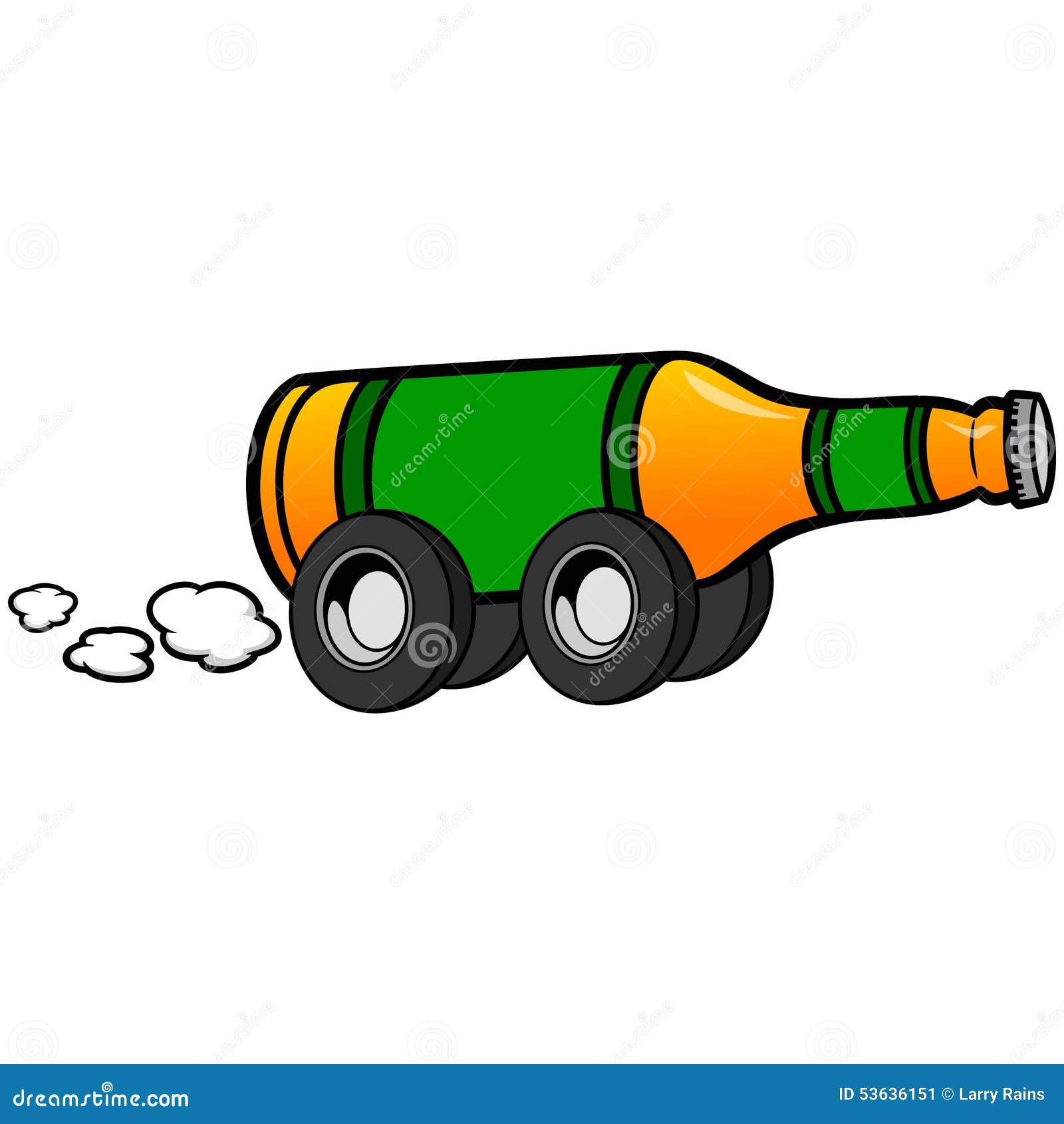 Beer Delivery stock vector. Illustration of drunk, october - 53636151