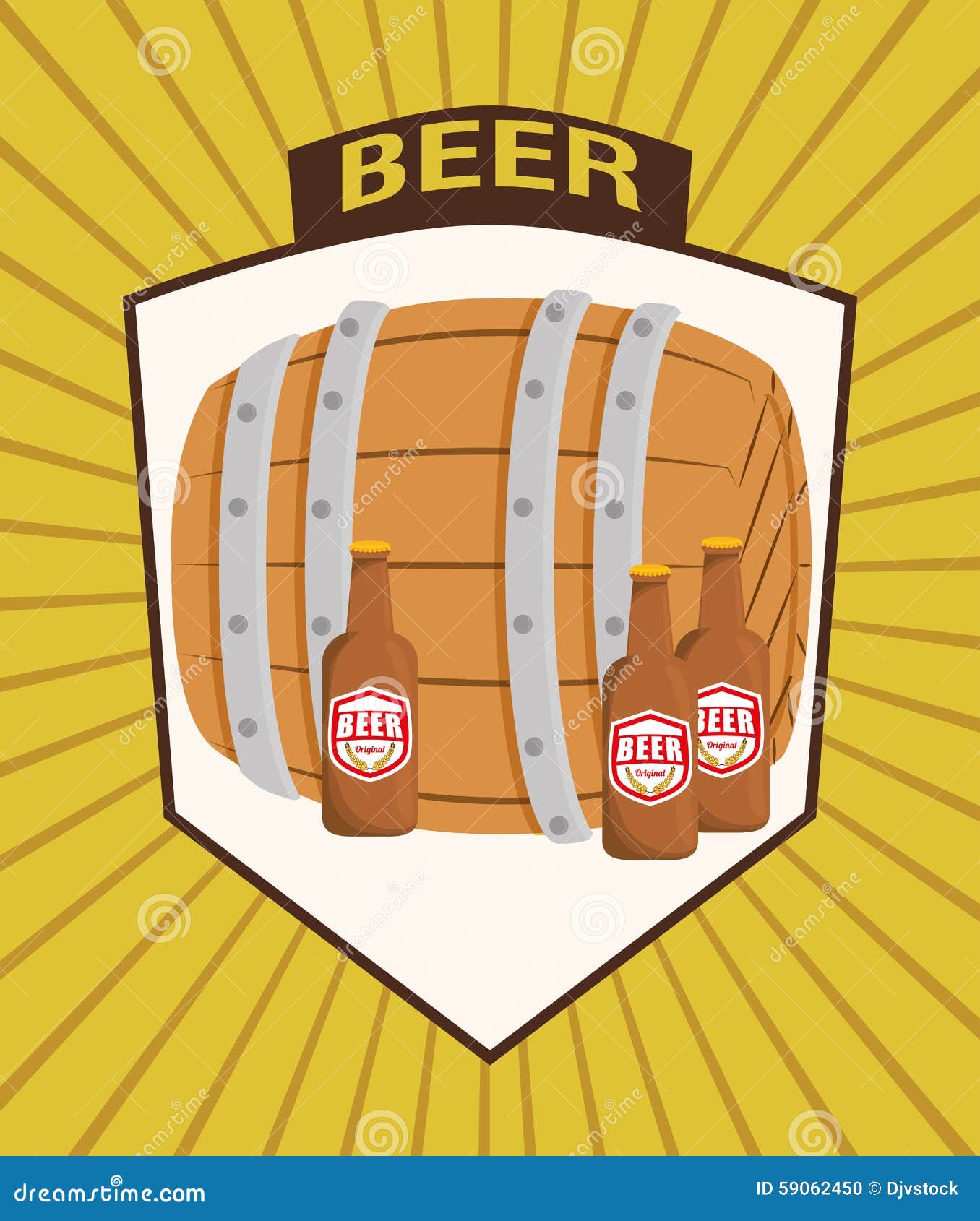 Beer design stock vector. Illustration of beer, brew - 59062450