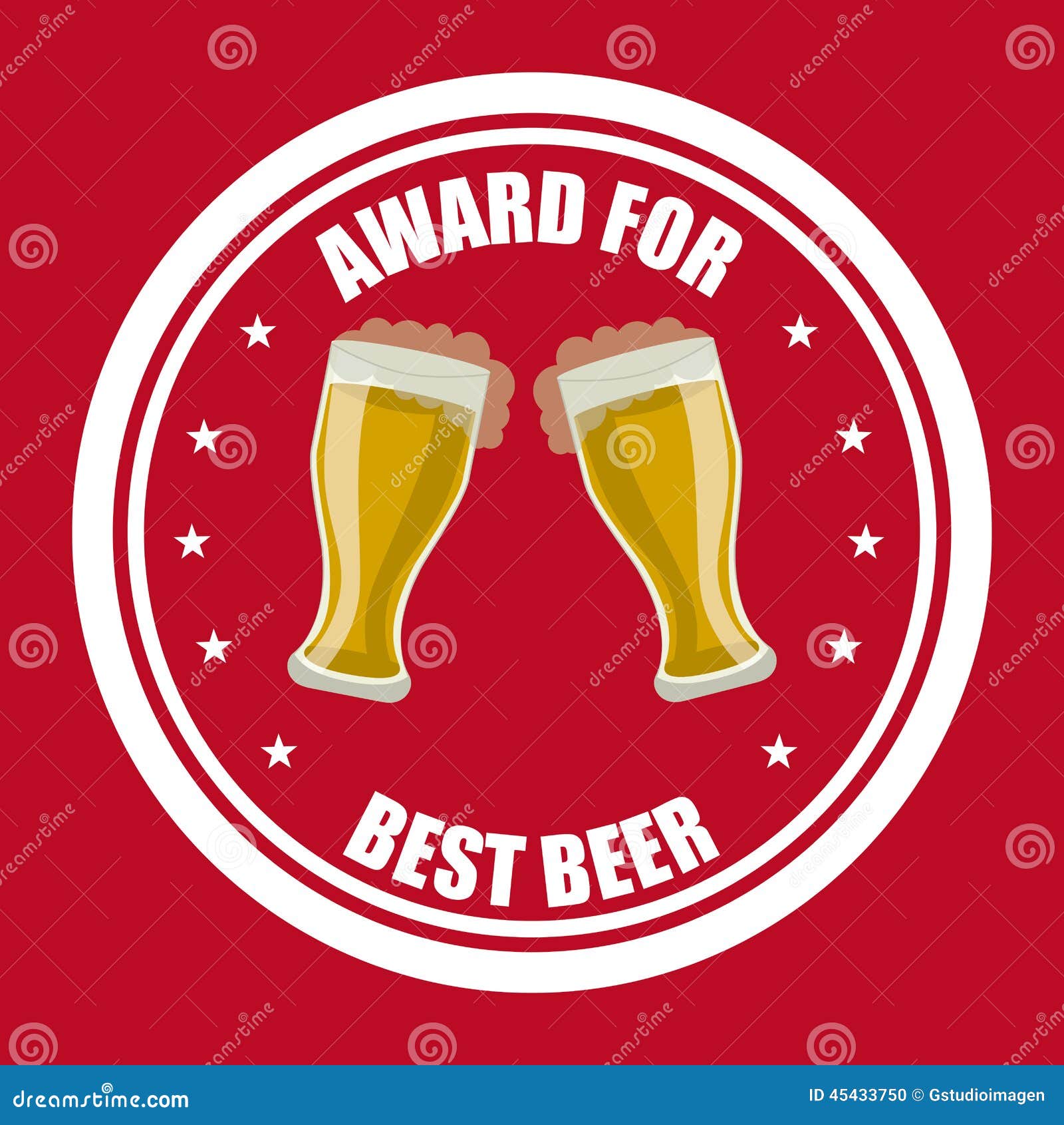 Beer design stock vector. Illustration of lager, drunk - 45433750