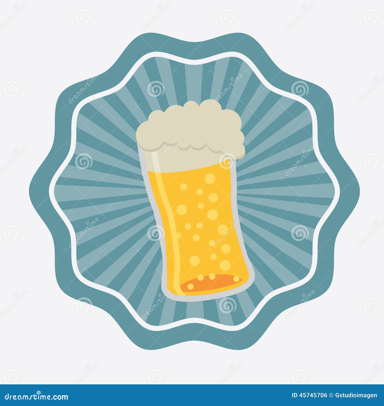 Beer design stock vector. Illustration of grain, template - 45745706