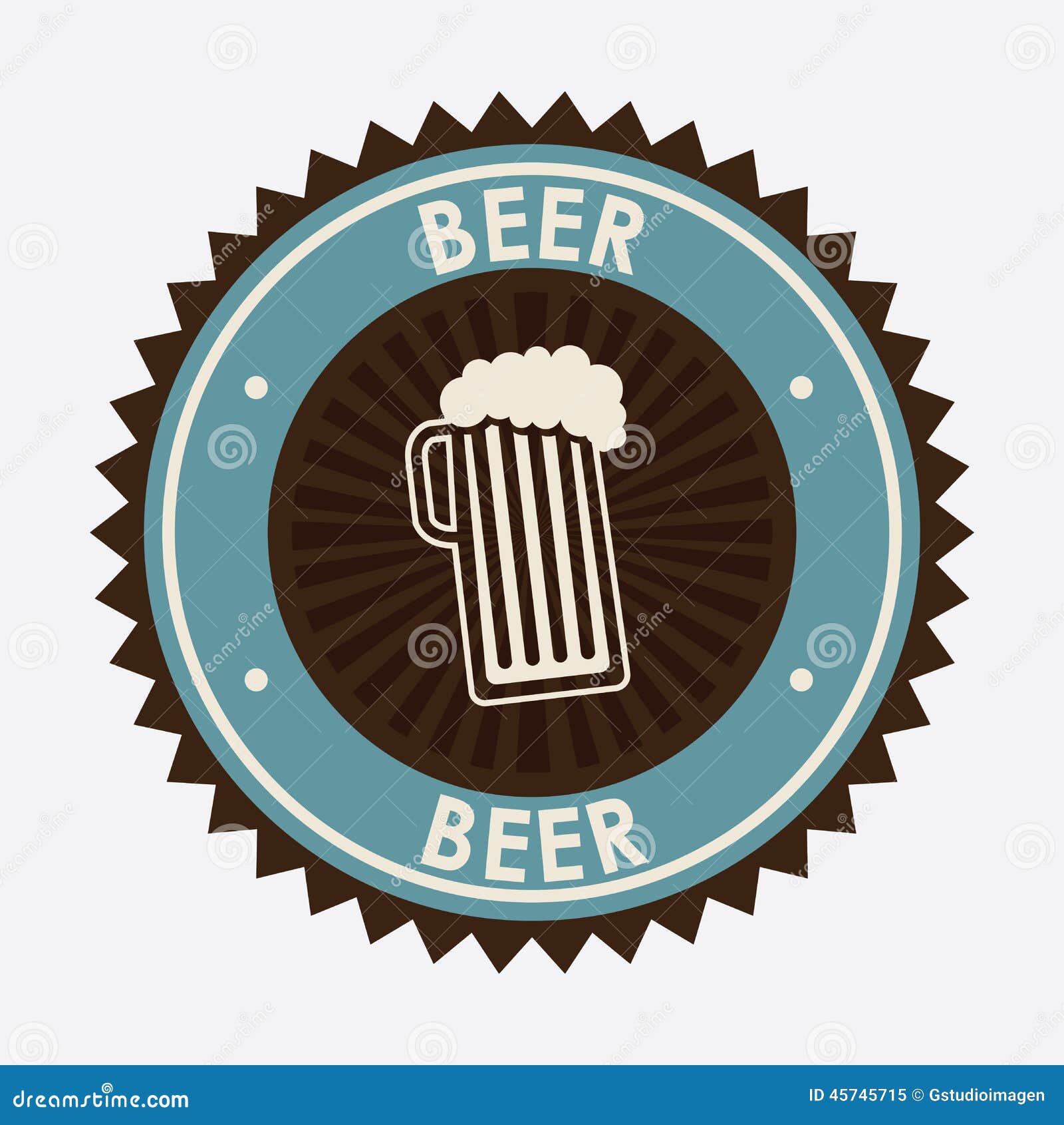 Beer design stock vector. Illustration of badge, background - 45745715