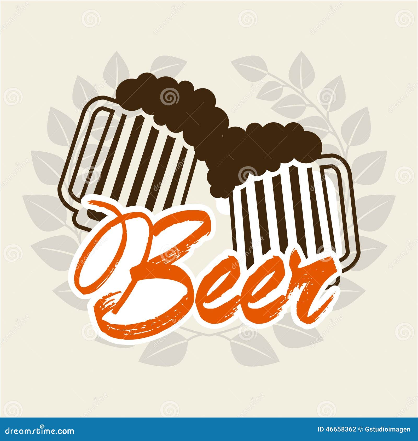 Beer design stock vector. Illustration of graphic, design - 46658362