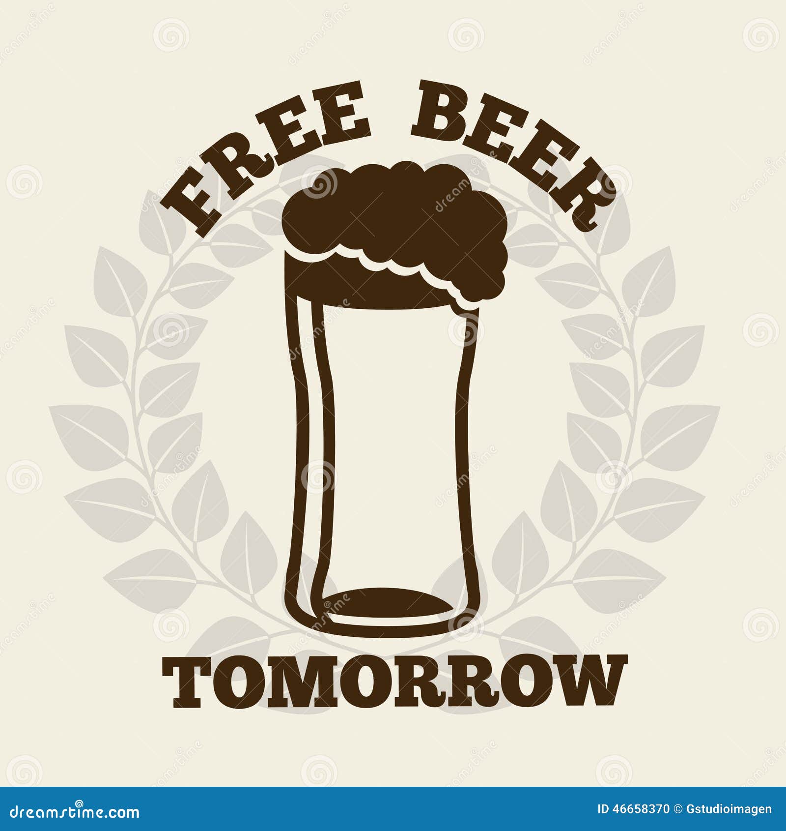 Beer design stock vector. Illustration of brewery, concept - 46658370