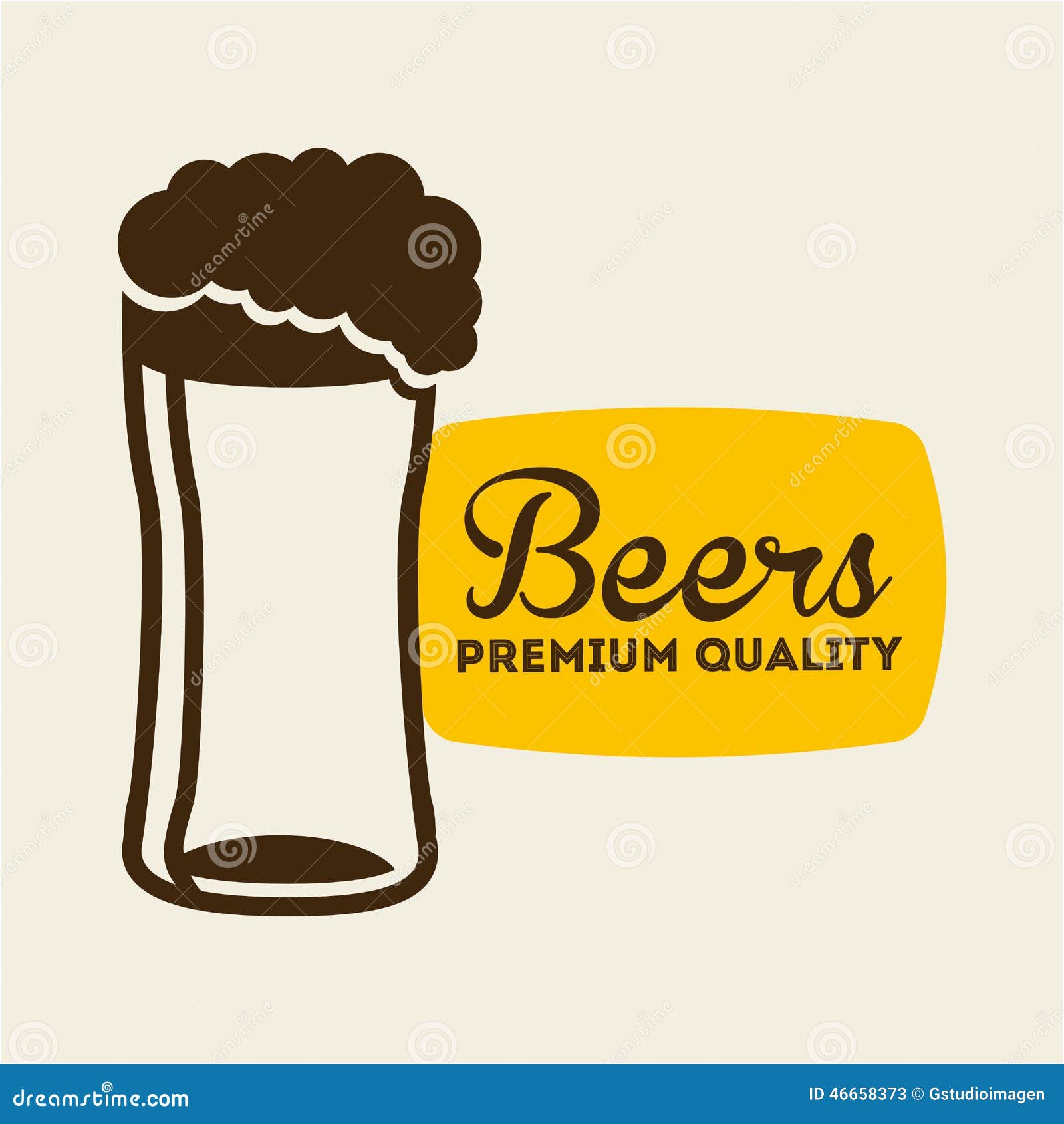 Beer design stock vector. Illustration of white, vector - 46658373