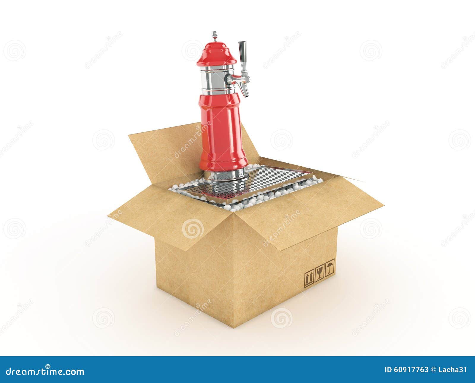 Dispenser Box, Cardboard Display Box Template With Die Cut Lines Vector ...