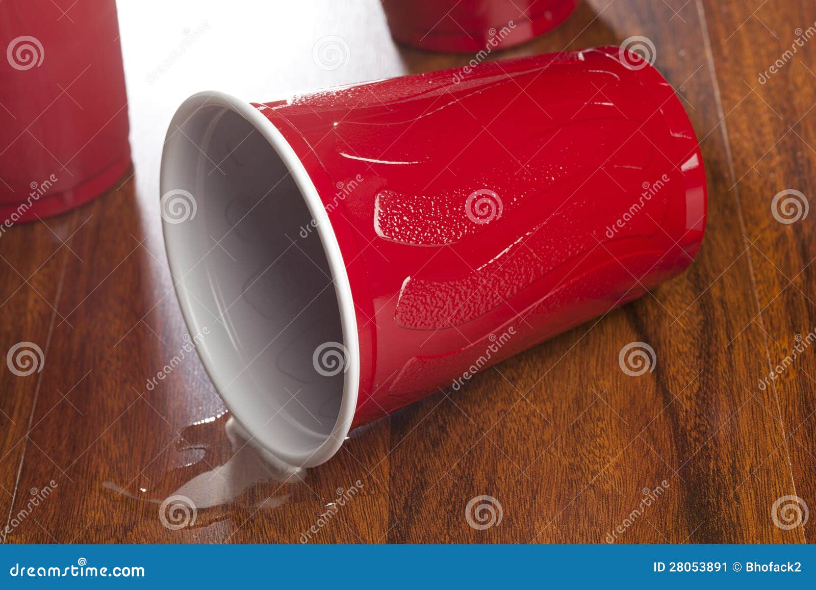 Beer in a Disposable Red Cup Stock Image - Image of party, partyware ...
