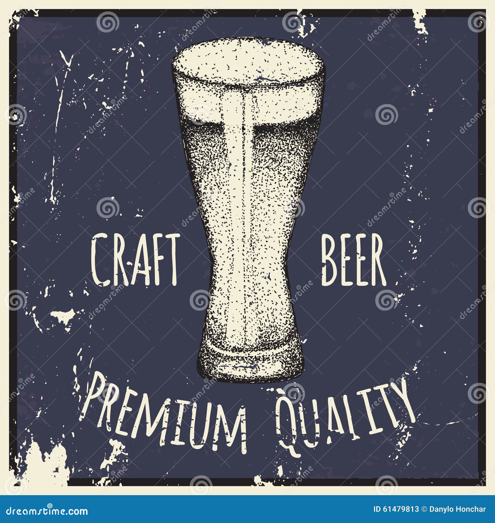 Beer. Drawing by hand. stock vector. Illustration of line - 61479813