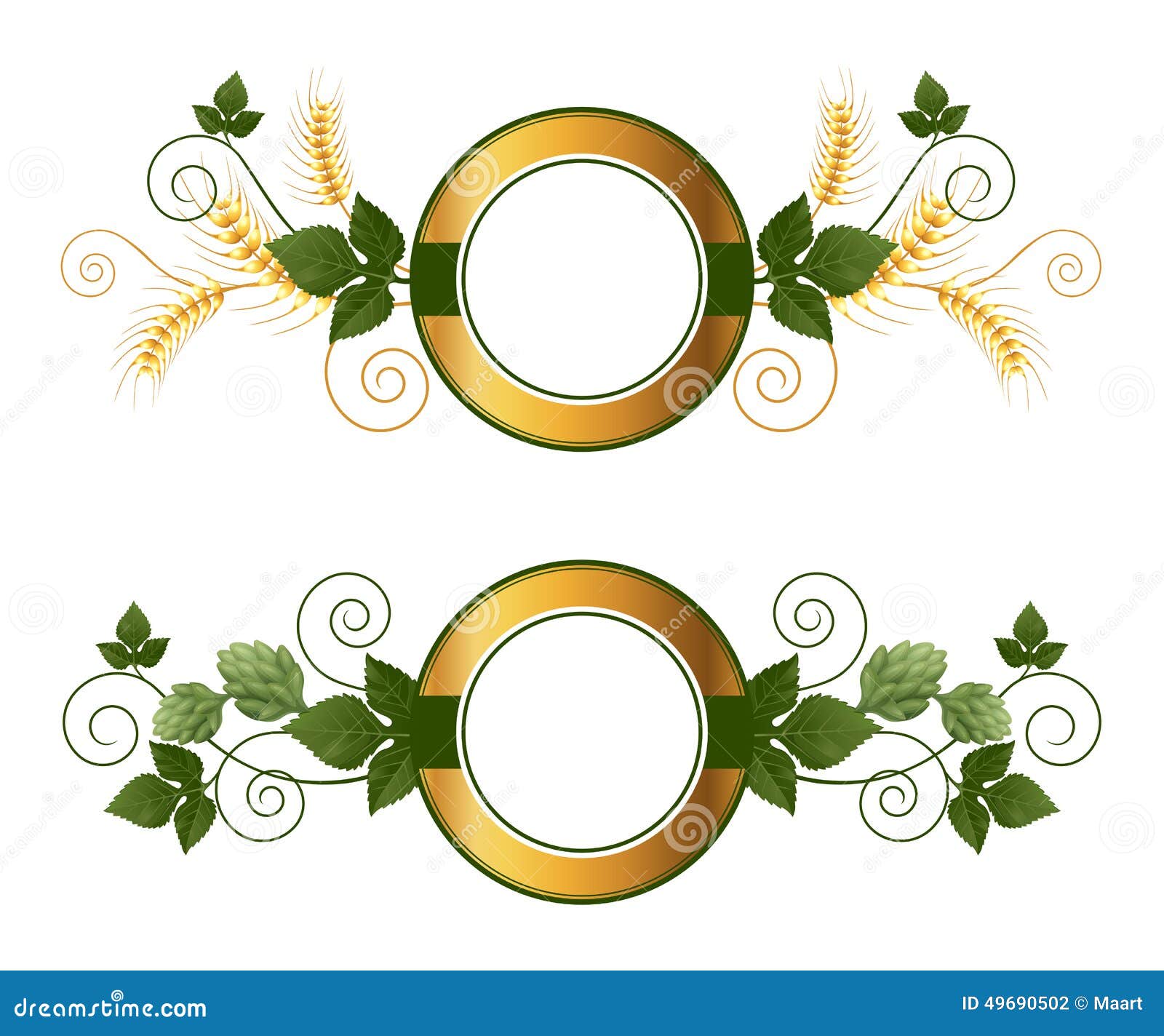 Beer emblems stock vector. Illustration of alcoholic - 49690502